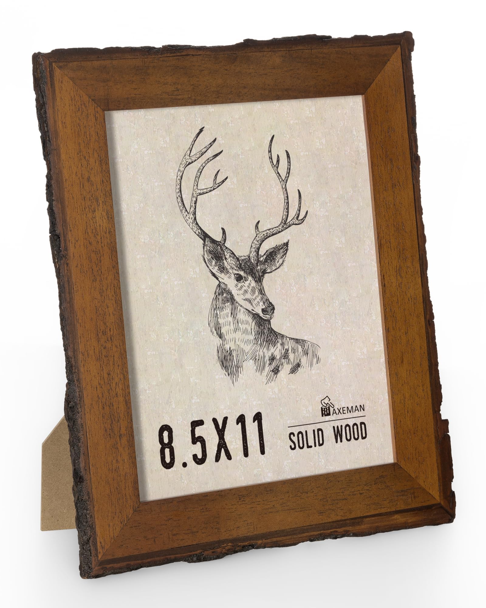 Snapklik.com : Axeman Rustic 8.5 By 11 Picture FrameNatural Solid Wood ...