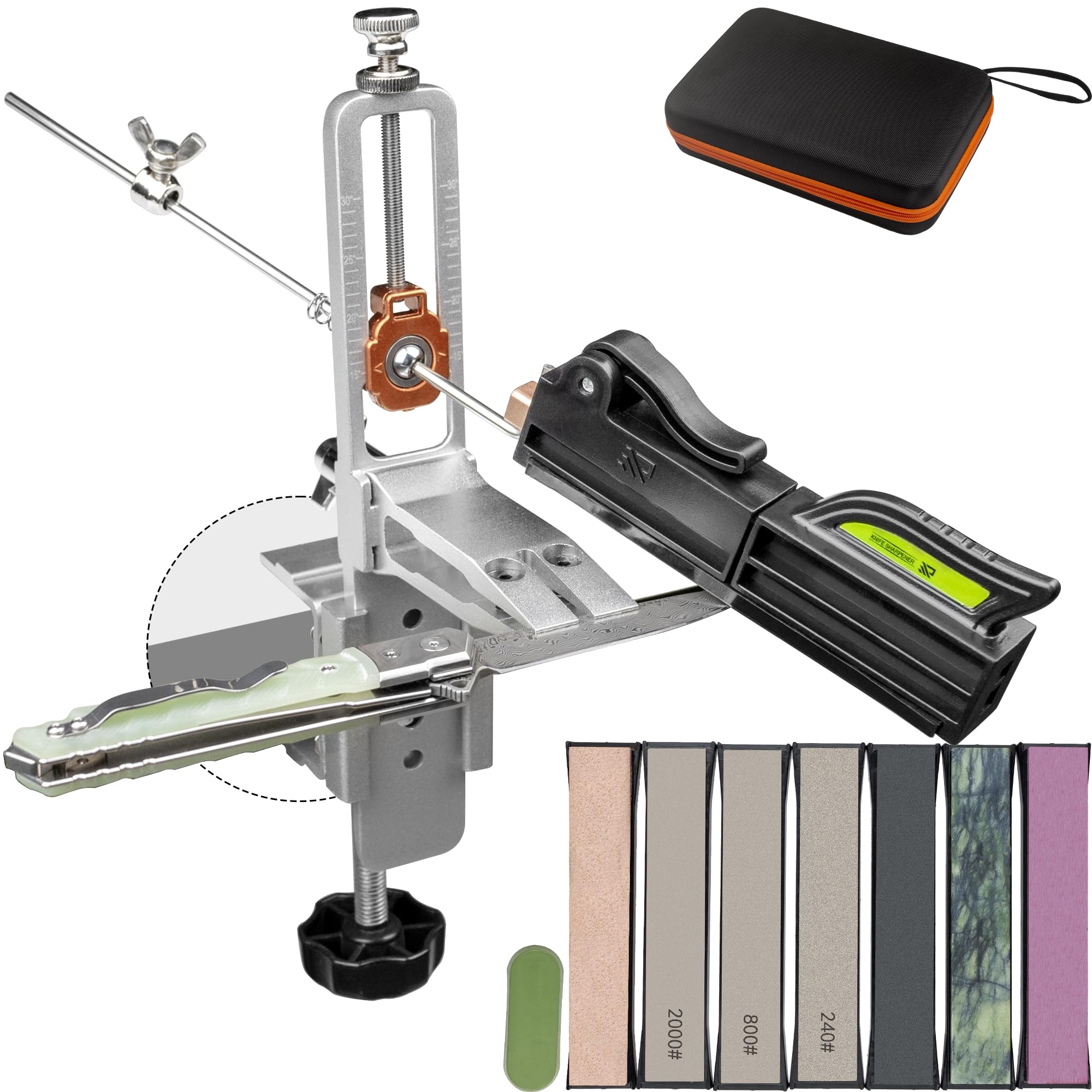 Amazon.com: CWOVRS Knife Sharpening System with Precision Control Angle ...
