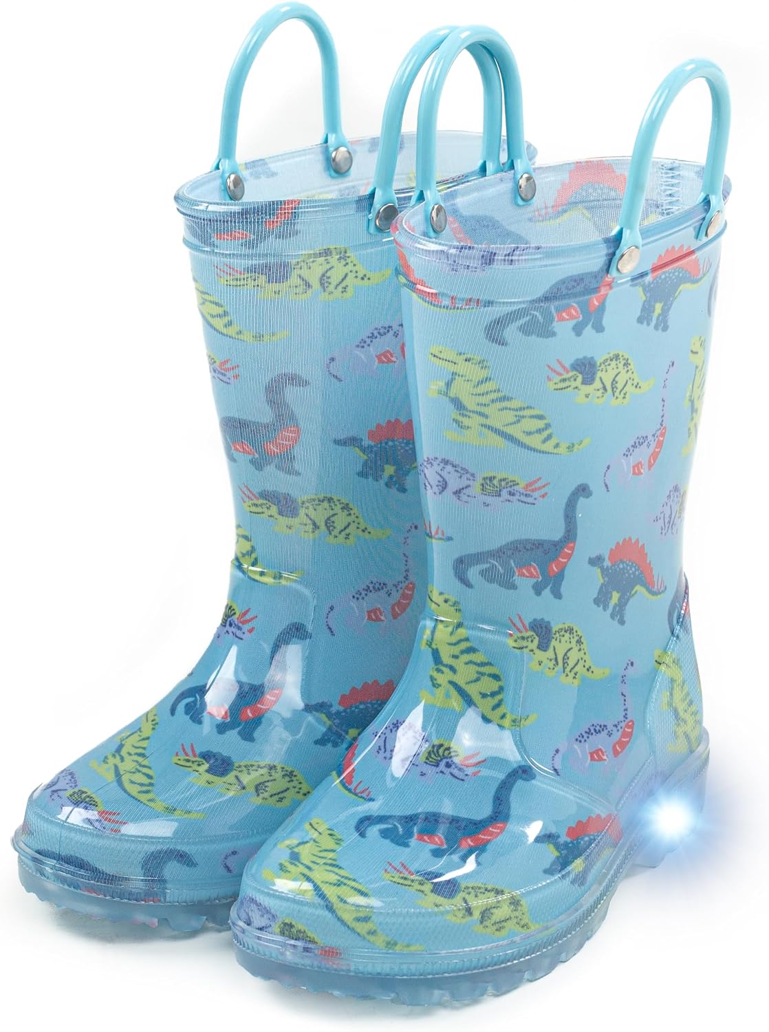 Amazon.com | Hbxooxts Toddler Light Up Rain Boots for Girls & Boys ...