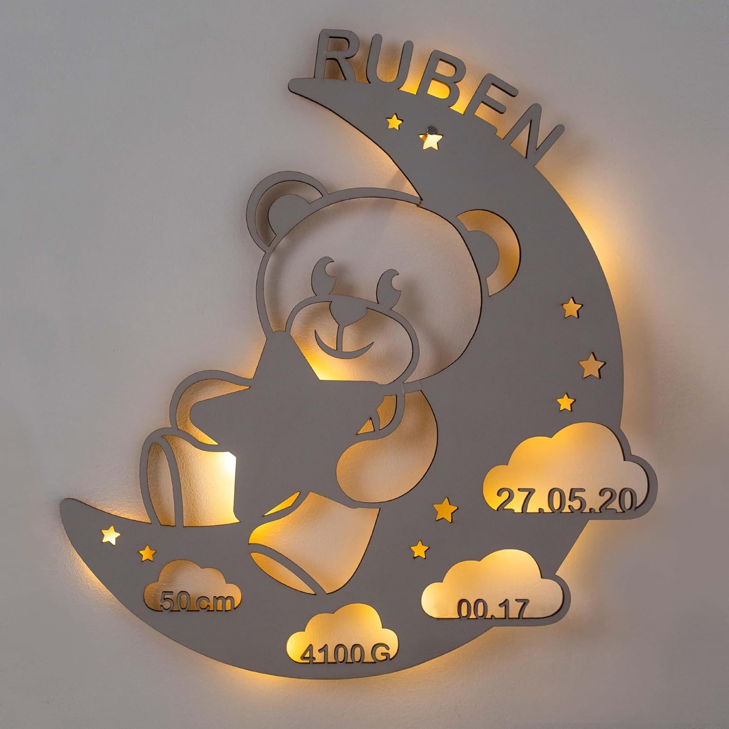 LAUBLUST Veilleuse pour bébés - Cadeau de naissance et de baptême ...