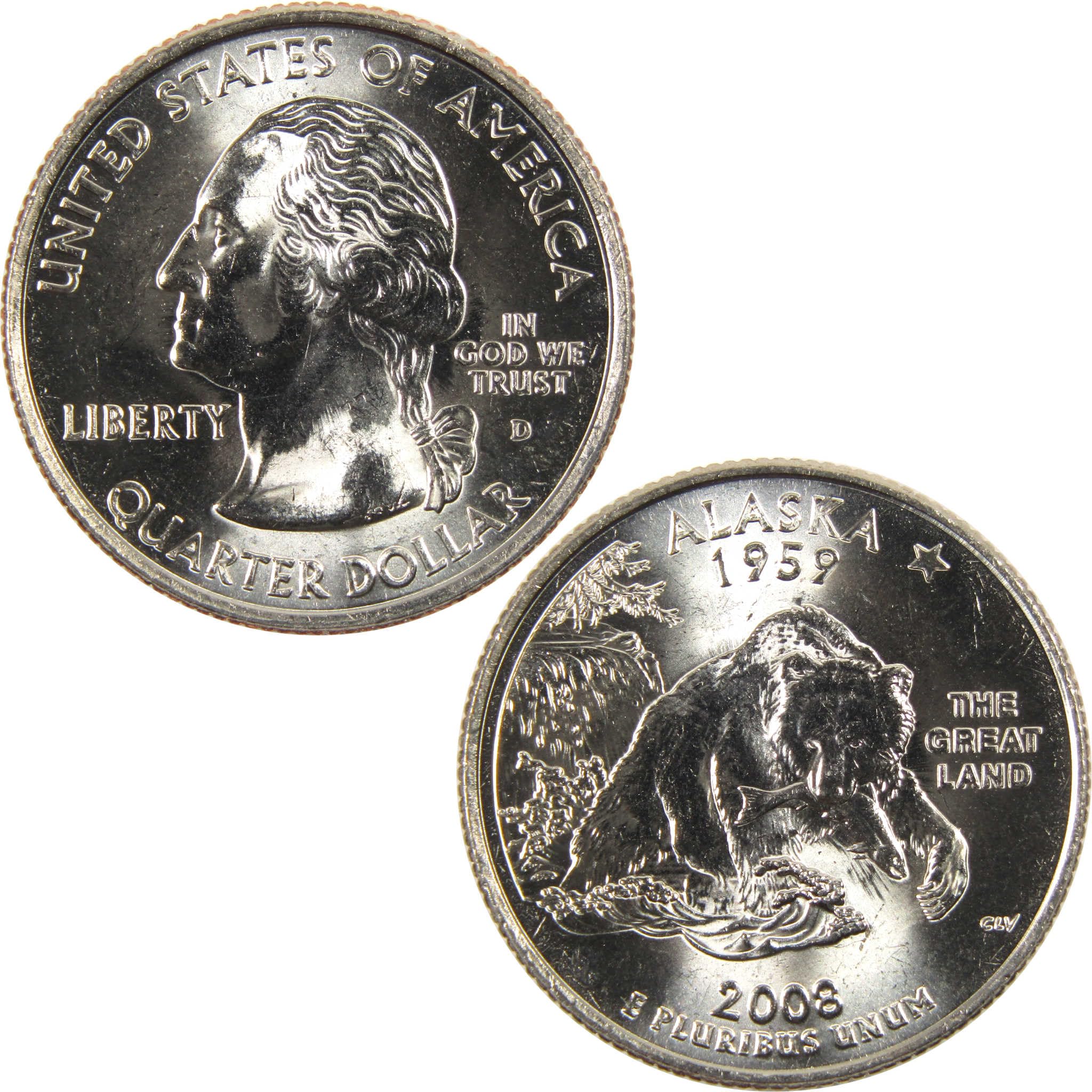 Alaska Quarter 2008 P Alaska State Quarter. Is It The "extra Claw"