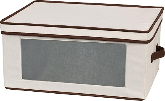 Amazon.com: Household Essentials Natural 540 Vision Storage Box with ...