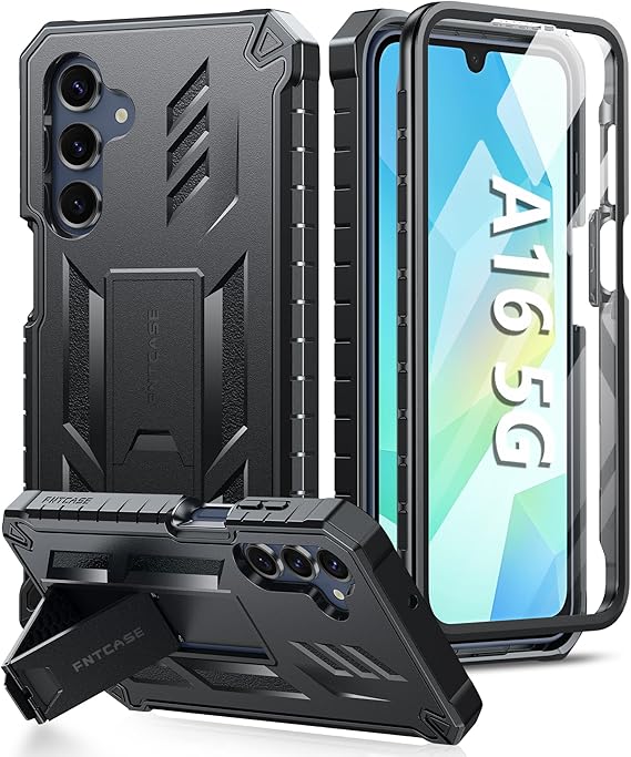 Amazon.com: FNTCASE Funda para Samsung Galaxy A16-5G: protección de grado militar a prueba de ...