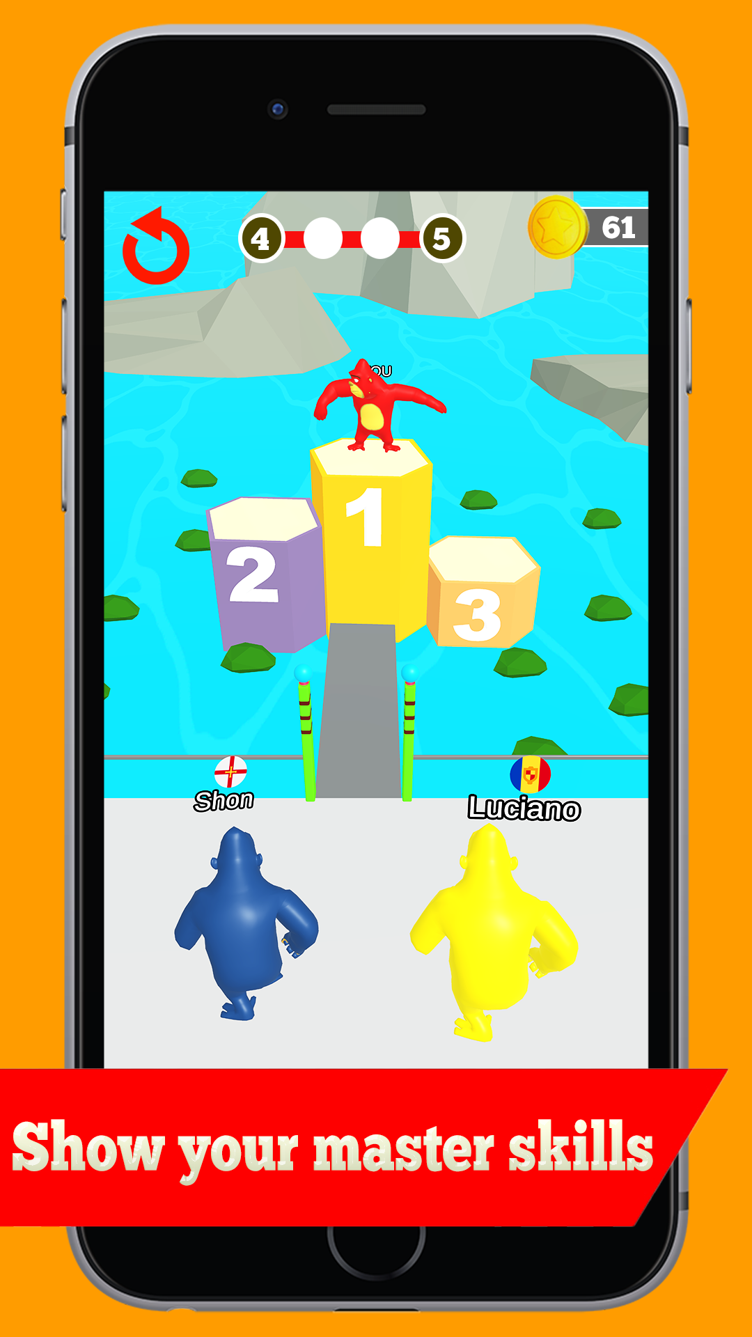 King Gorilla Fun Run : Bridge Building Runner Race - App on Amazon Appstore