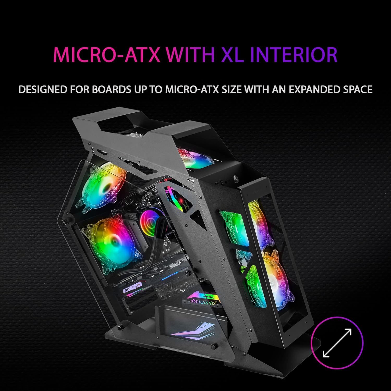 MARS GAMING MC61 BLACK CASING - NEXXCOM COMPUTERS