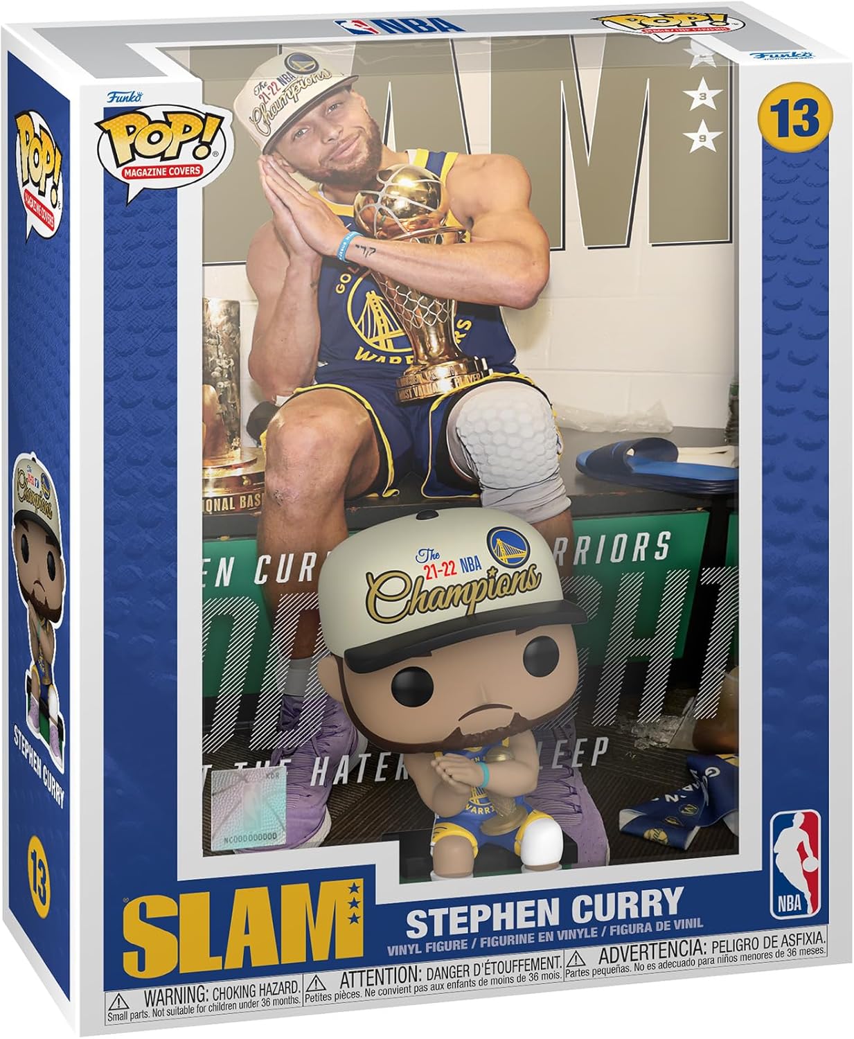 Amazon.com: Funko Pop! NBA Cover: Slam - Stephen Curry - Figura de vinilo coleccionable - Idea ...