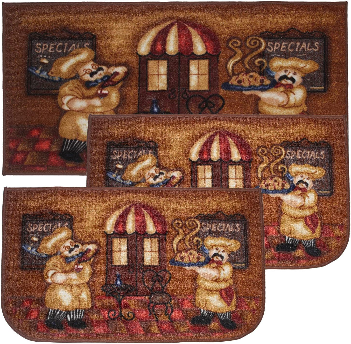 Amazon.com: Kashi Home Kitchen Rug, Printed Area Rug, Durable Floor ...
