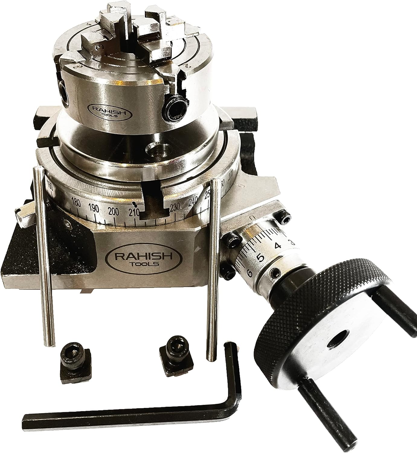 Rotary Table for Milling Machines 4" Inches (100mm) 4 Slots Horizontal ...