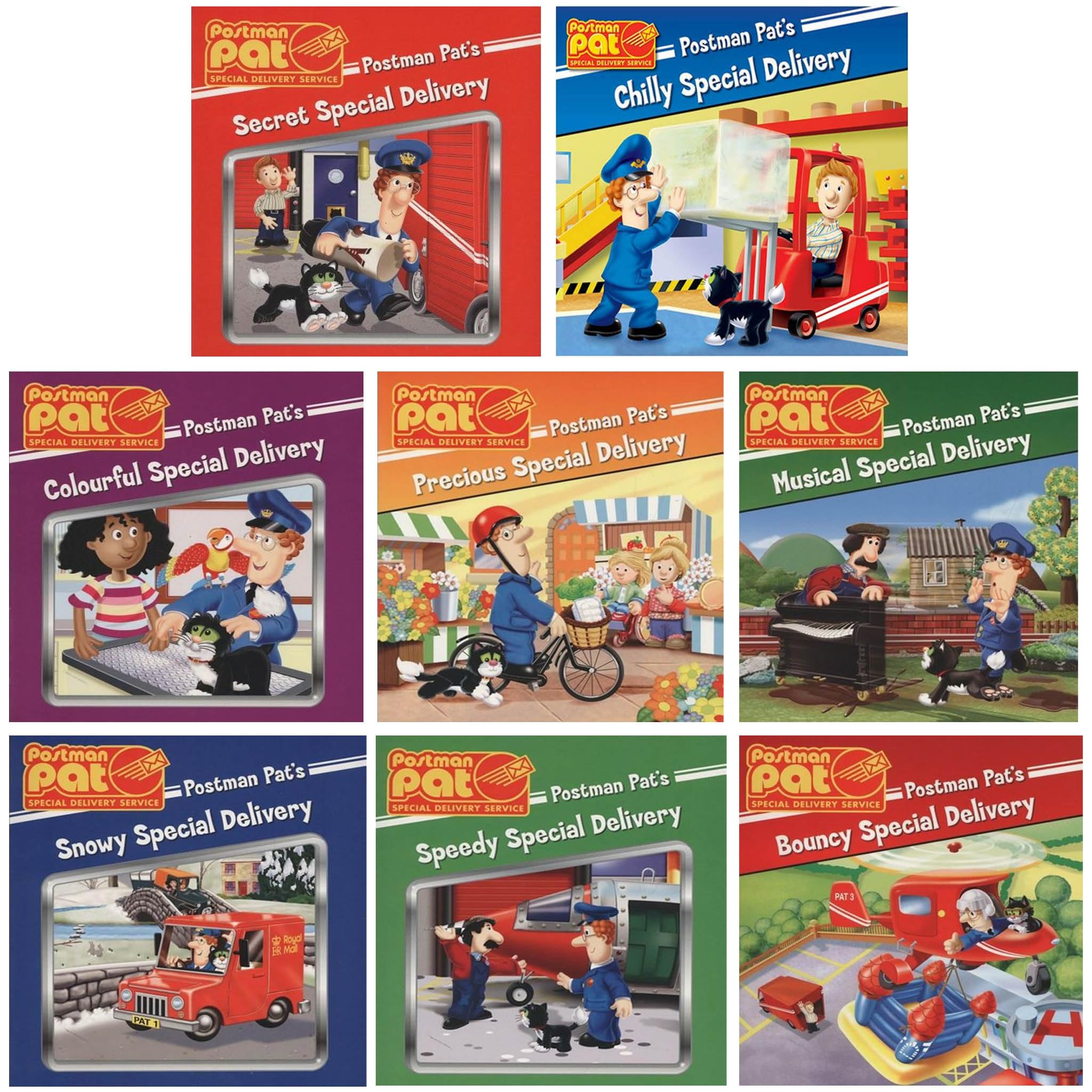 Postman Pat Special Delivery Service Series 8 Picture Books Collection ...