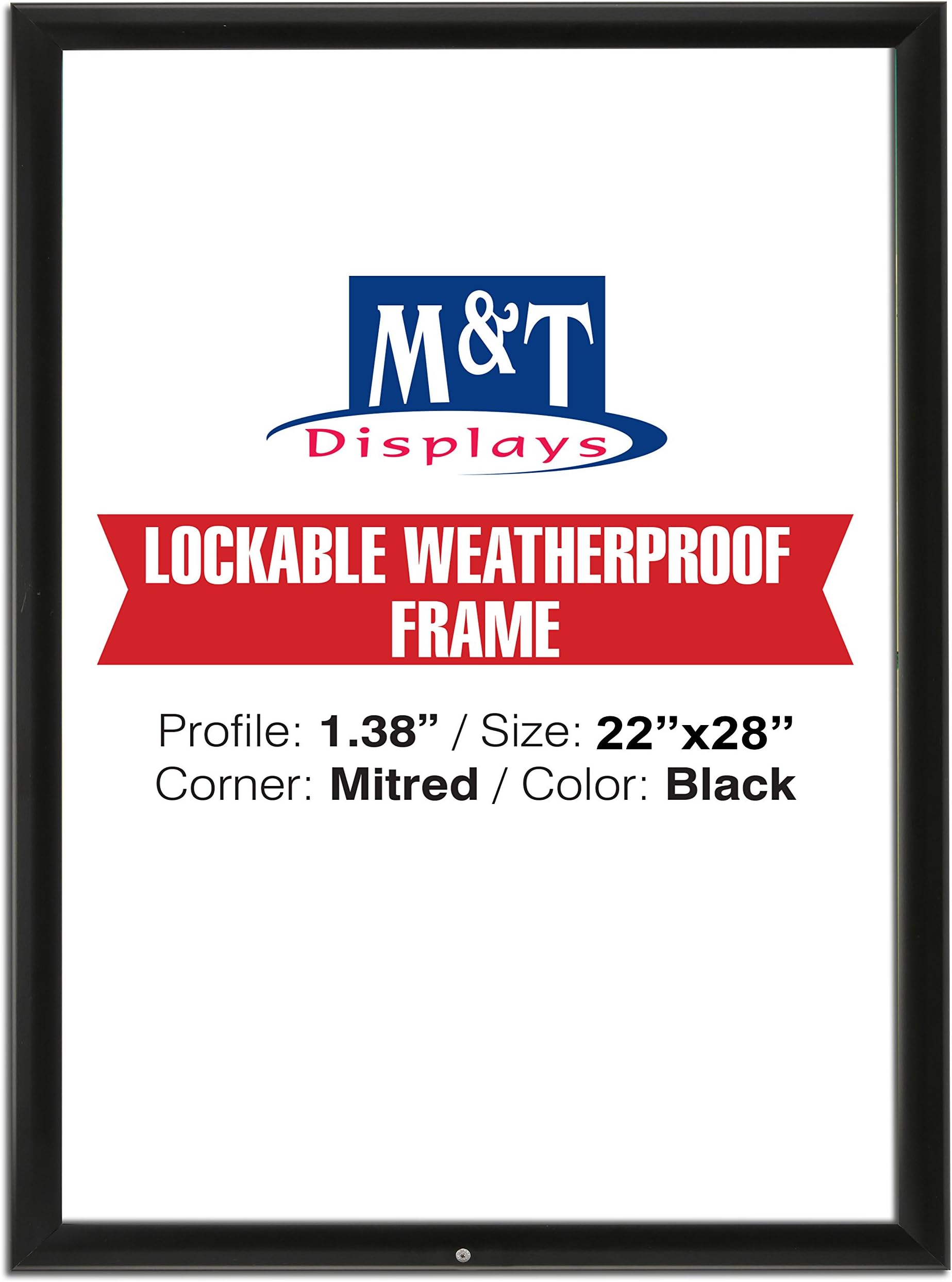 Amazon.com - Lockable Weatherproof Frame 24'' X 36''inches Poster Size ...