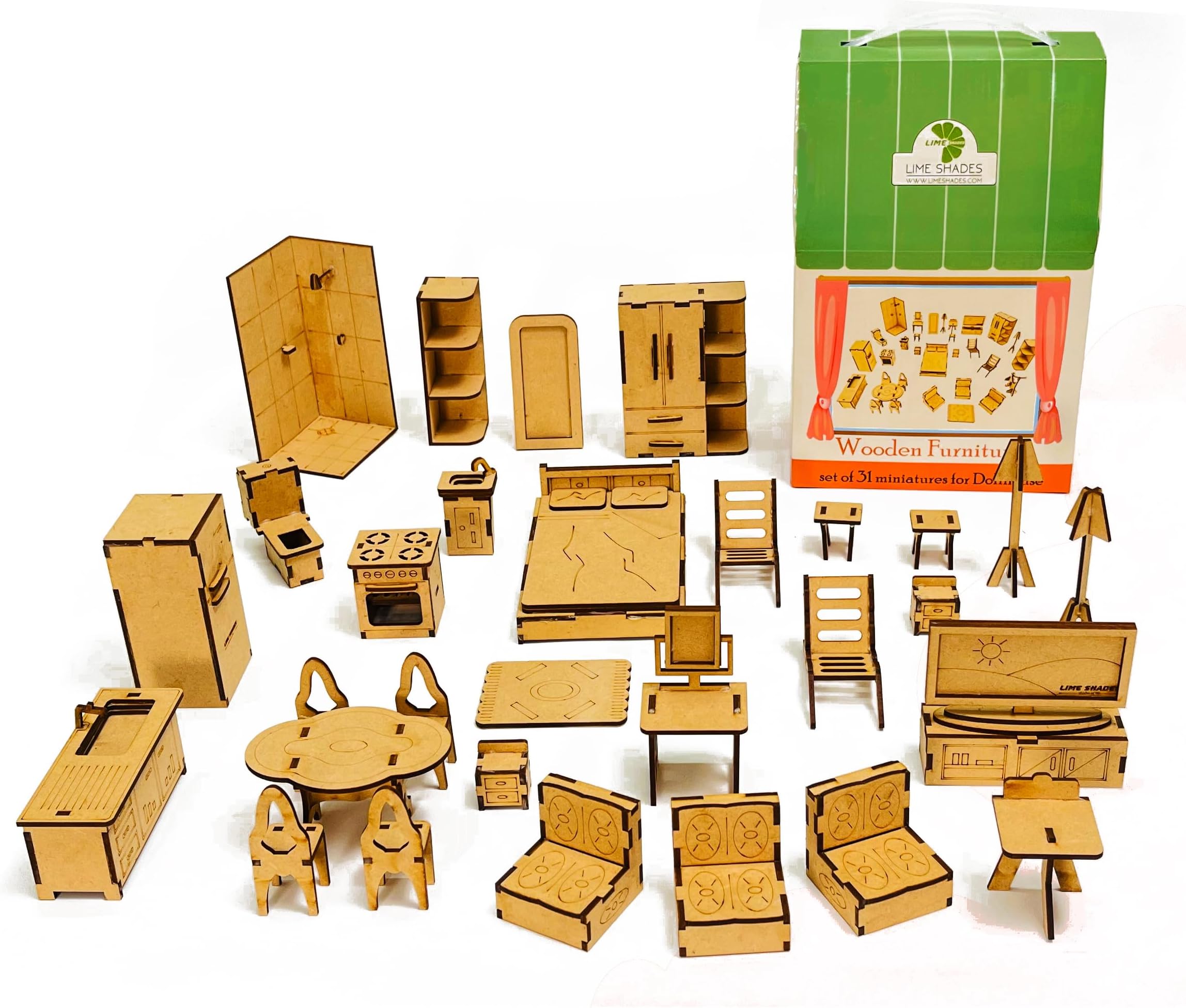 Buy A V GIFTS AND HANDICRAFTS Brass Miniature Toy Sets - Pack of 50 ...