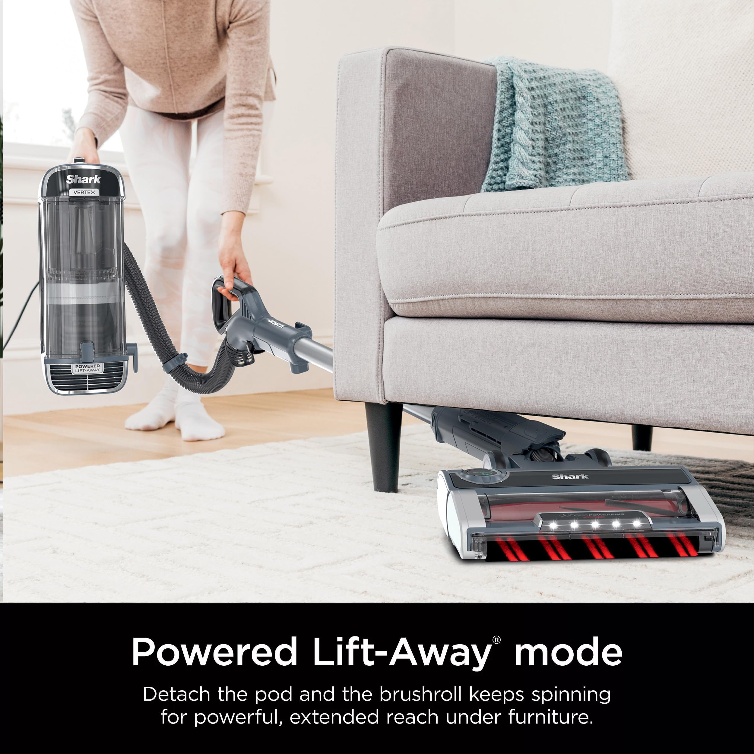 DuoClean PowerFins Upright Vacuum Shark UV2500 Vertex Upright Vacuum ...