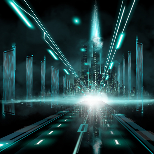Tron Cityscape Wallpaper