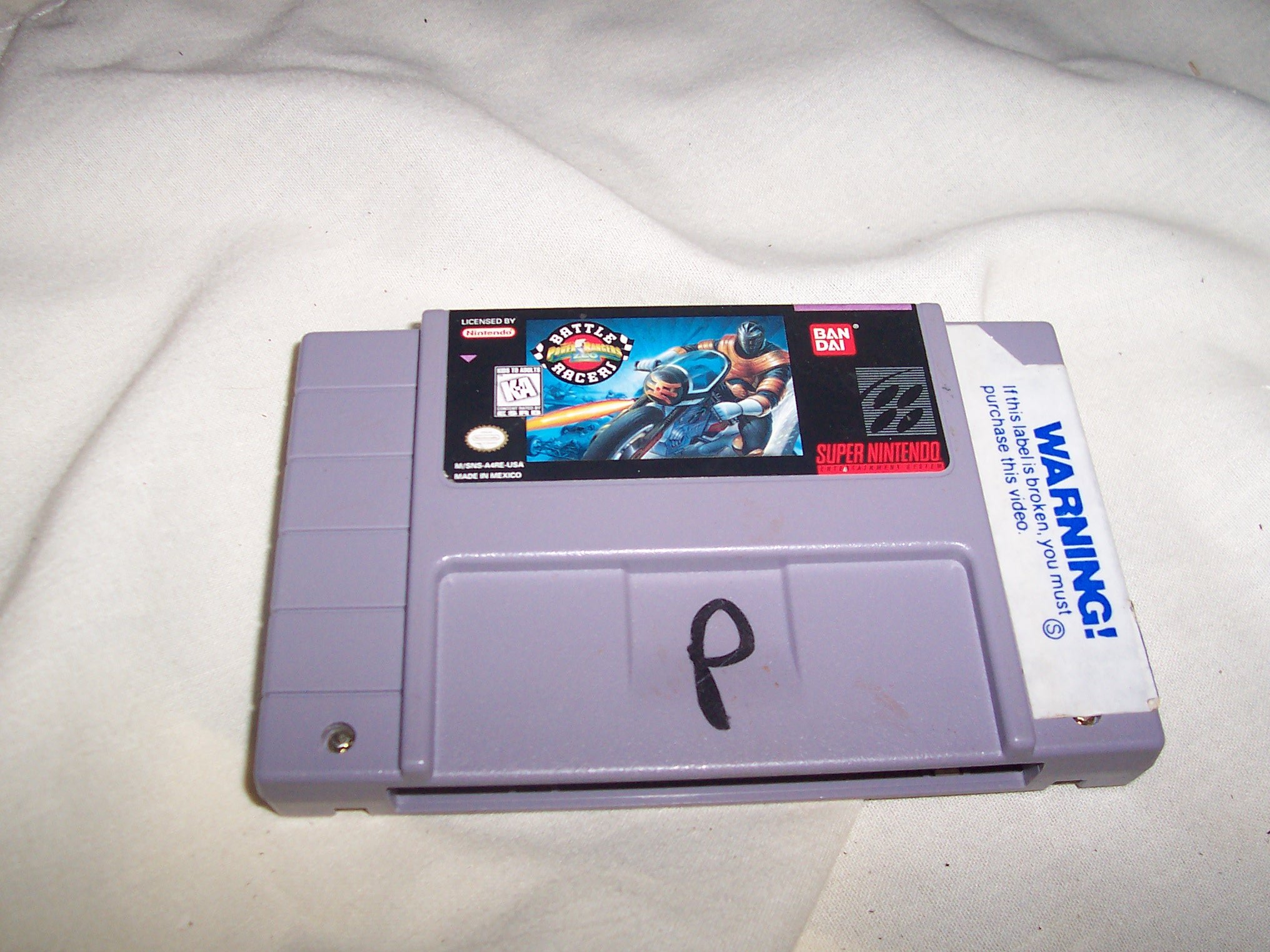 Amazon.com: Power Rangers Zeo Battle Racers - Super Nintendo (Renewed ...