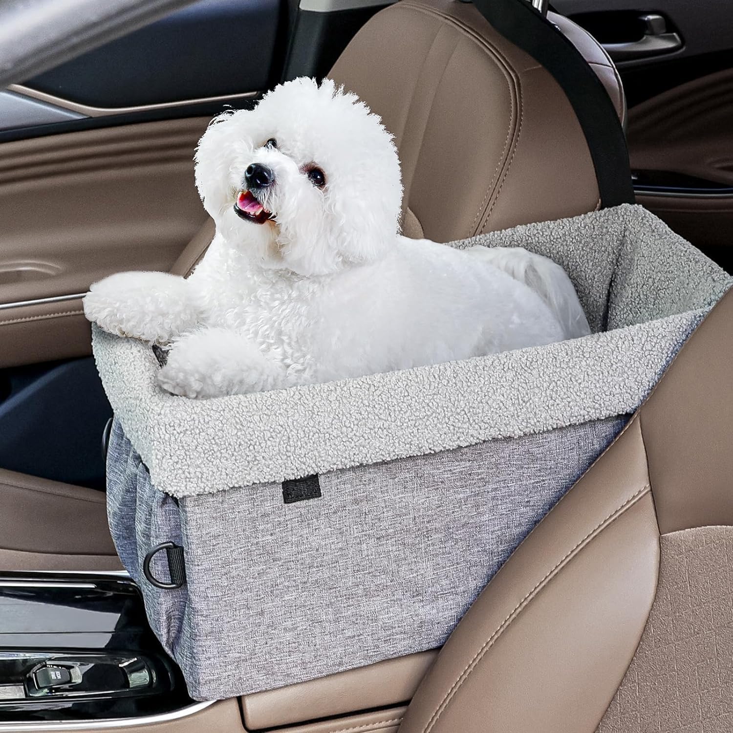 Hoofun Dog Car Seat for Small Dogs,Detachable Washable Dog Booster Seat ...