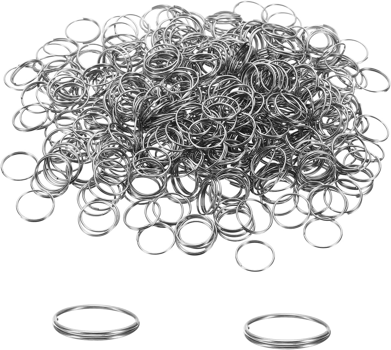 Amazon.com: PATIKIL 11mm/0.43" OD Mini Split Rings, 1000Pcs 304 ...
