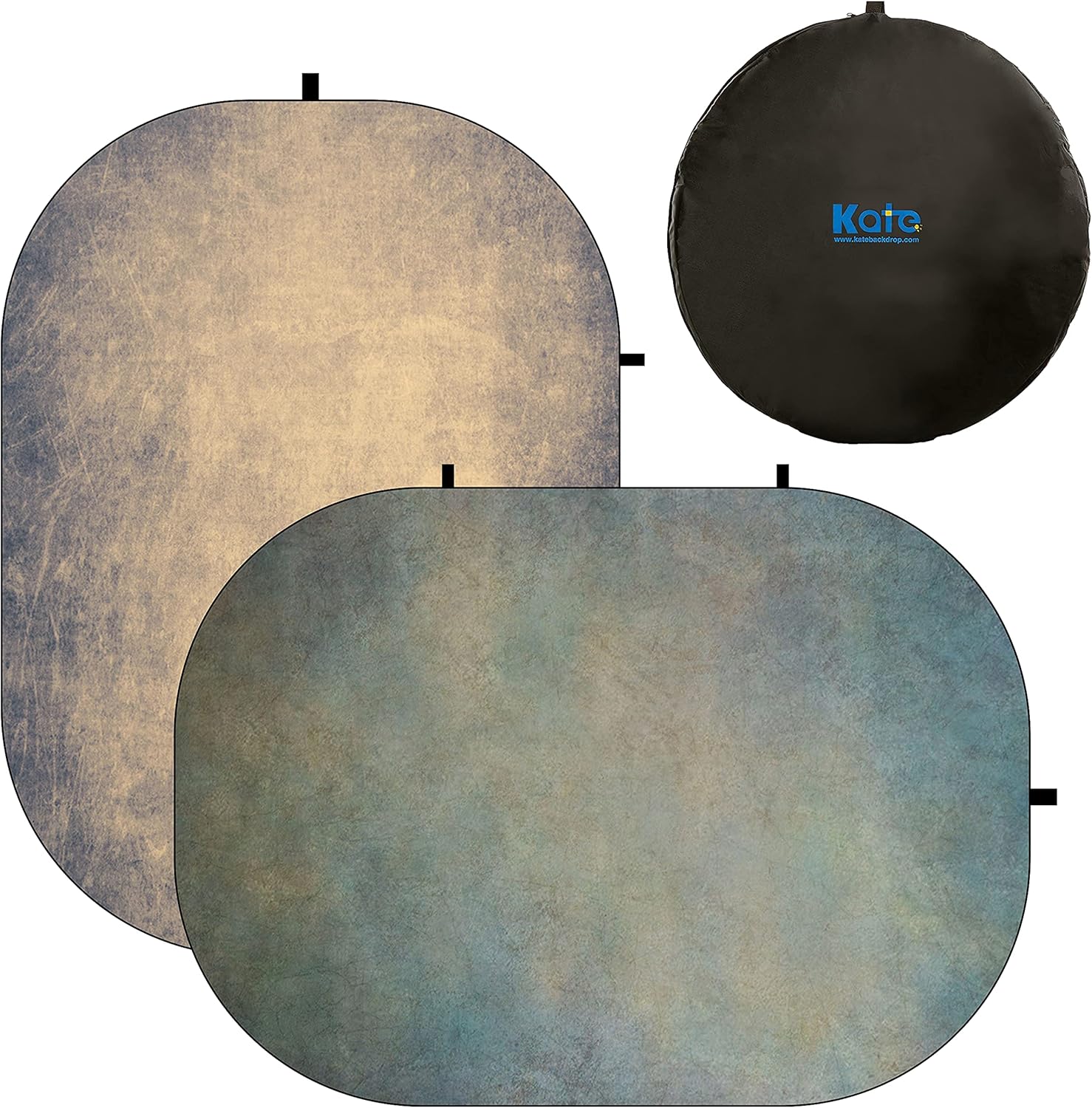 Amazon.com : Kate 5x6.5ft(1.5x2m) Collapsible Backdrop Gray Green ...