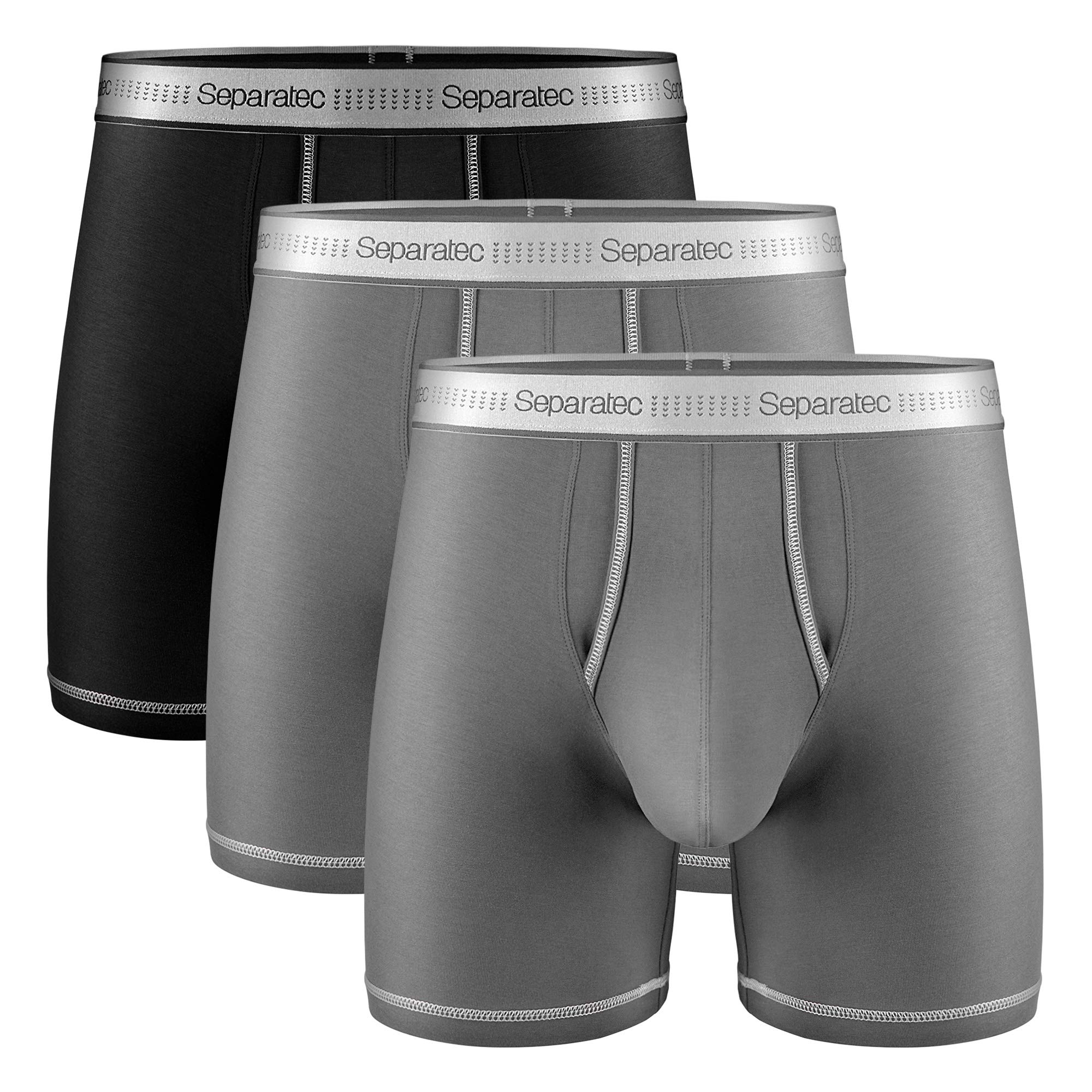 Buy SeparatecMen's Dual Pouch Underwear Comfort Soft Premium Cotton ...