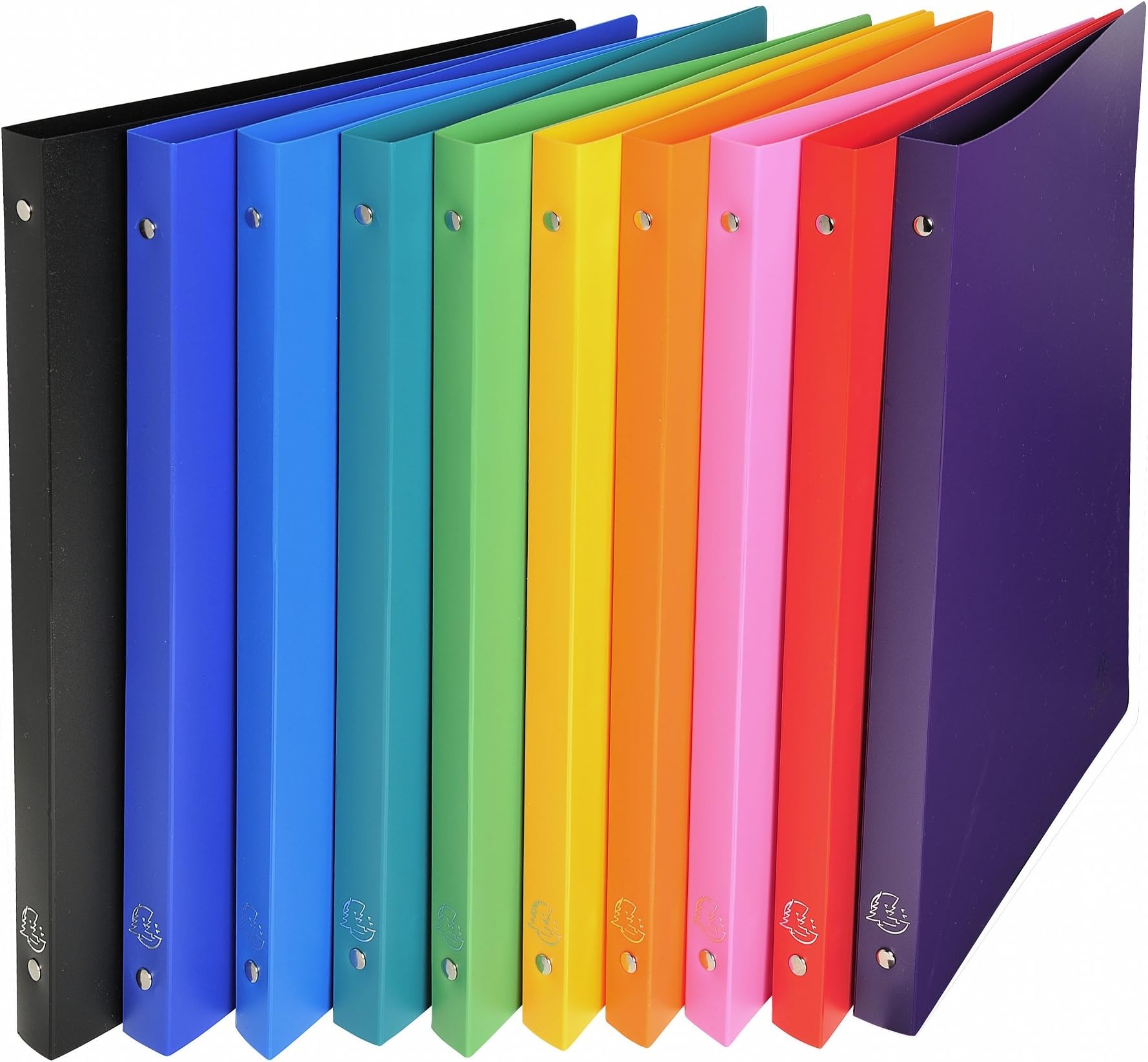 Exacompta - ref. 51199E - 1 flexible OPAK binder - 4 round rings ...