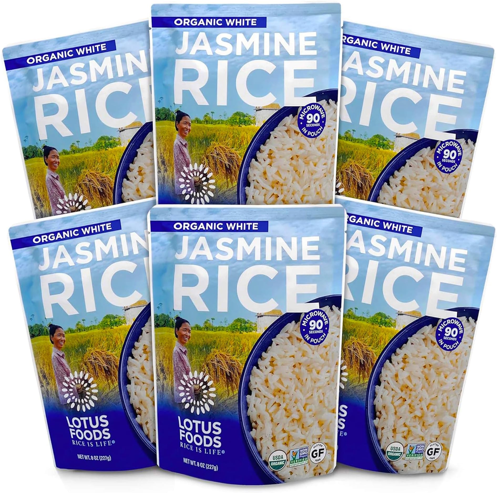 Amazon.com : Generic Simply Nature Organic 90 Second Basmati Rice - 8.8 ...