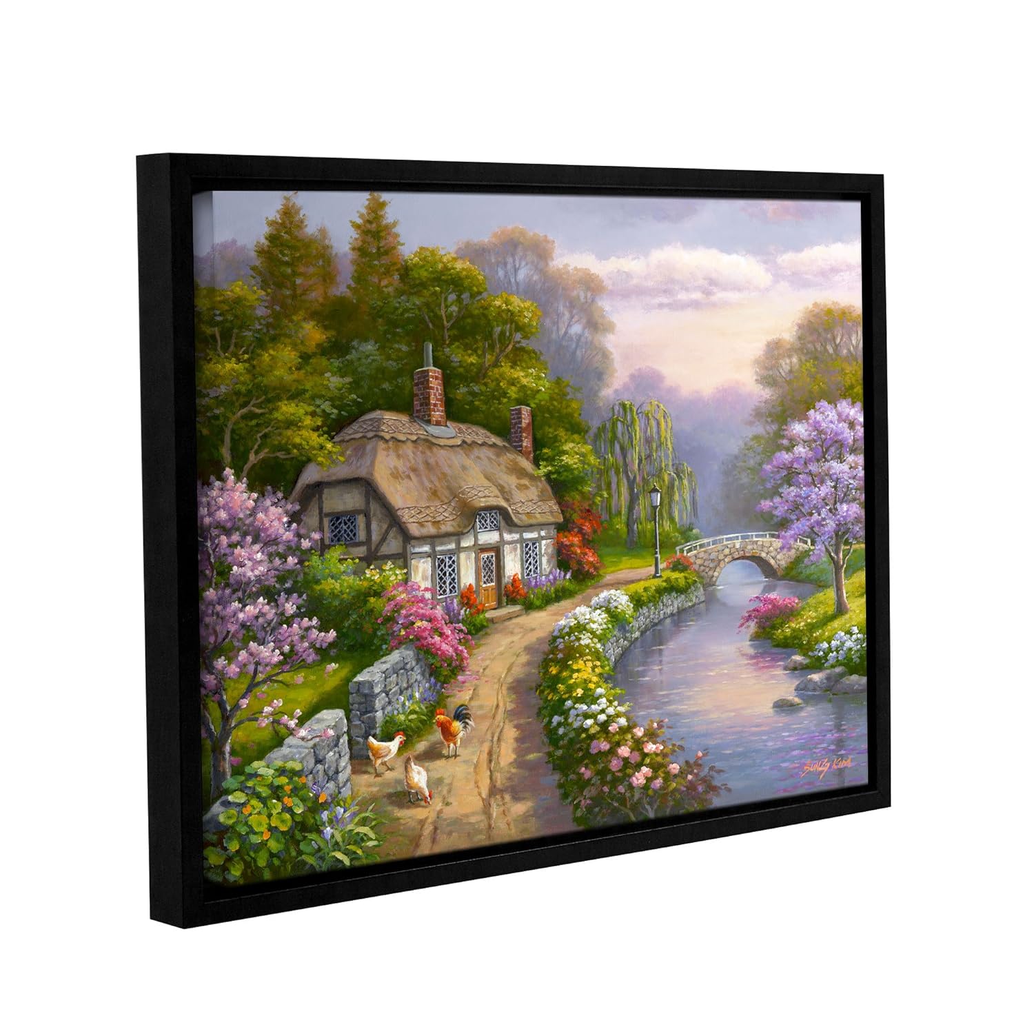 Brushstone 4kim029a1418f "Willow Glen" Framed Prints, 14x18" : Amazon ...