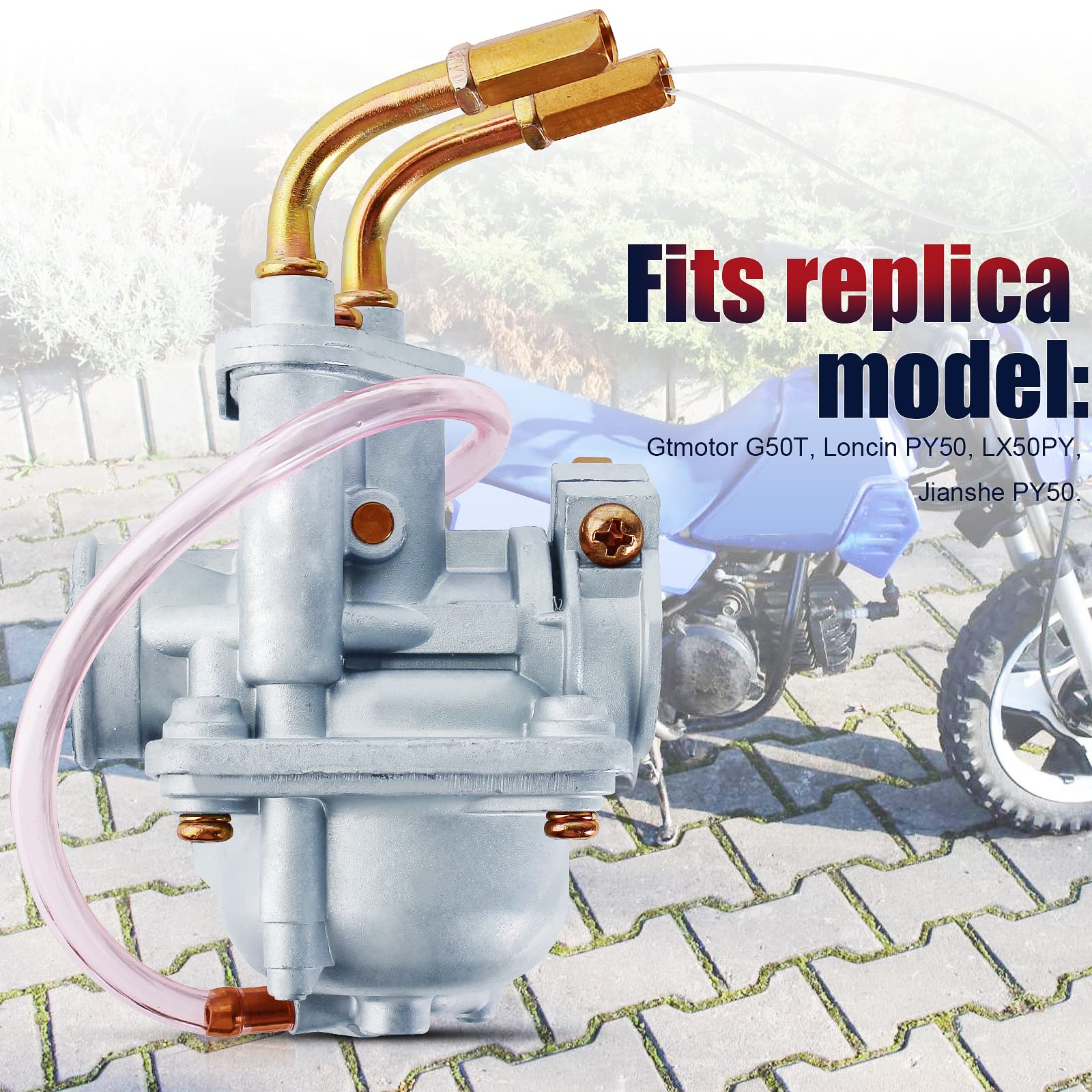 Carburetor Throttle Cable Choke Cable Filter Compatible with Yamaha Y ...