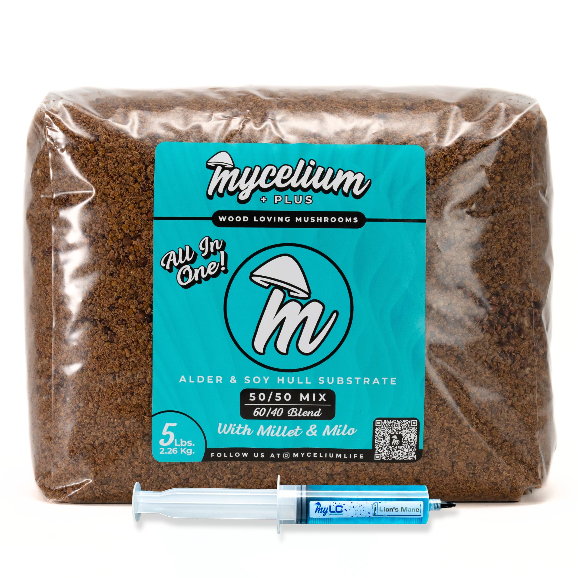 Amazon.com : Mycelium's Lion's Mane Gourmet Mushroom Kit | 5LBS Alder ...