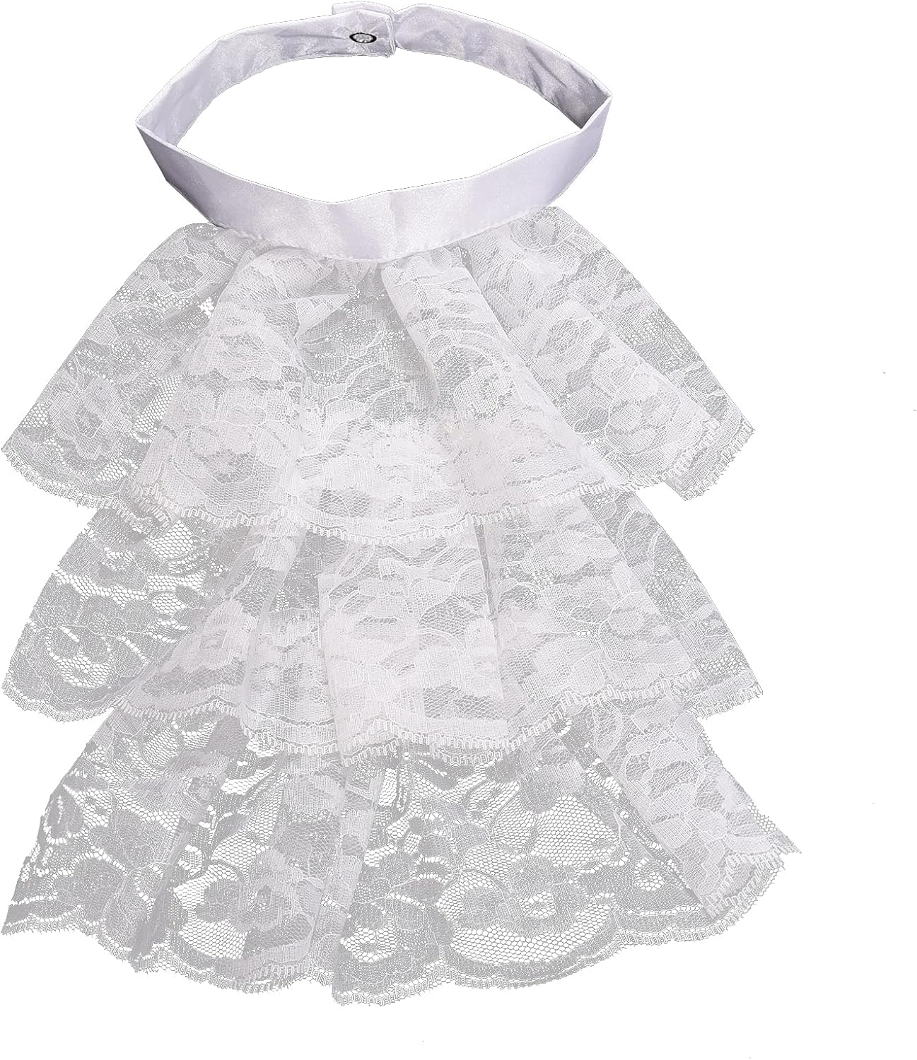 Amazon.com: Renaissance Elizabethan Collar Costume Jabot Collar Lace ...