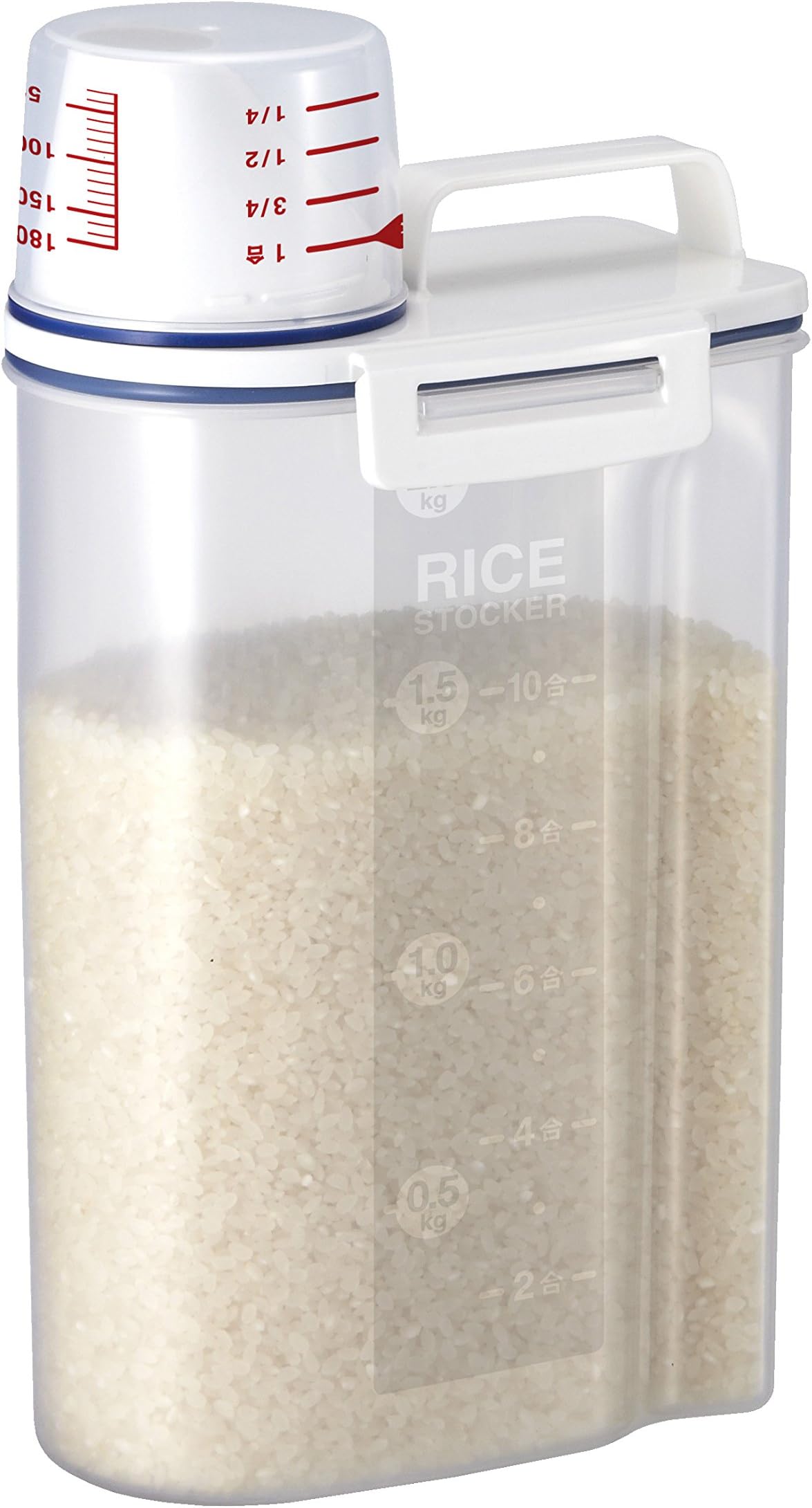 Amazon.com: WINIAER Airtight Rice Storage Container with Measuring Cup ...