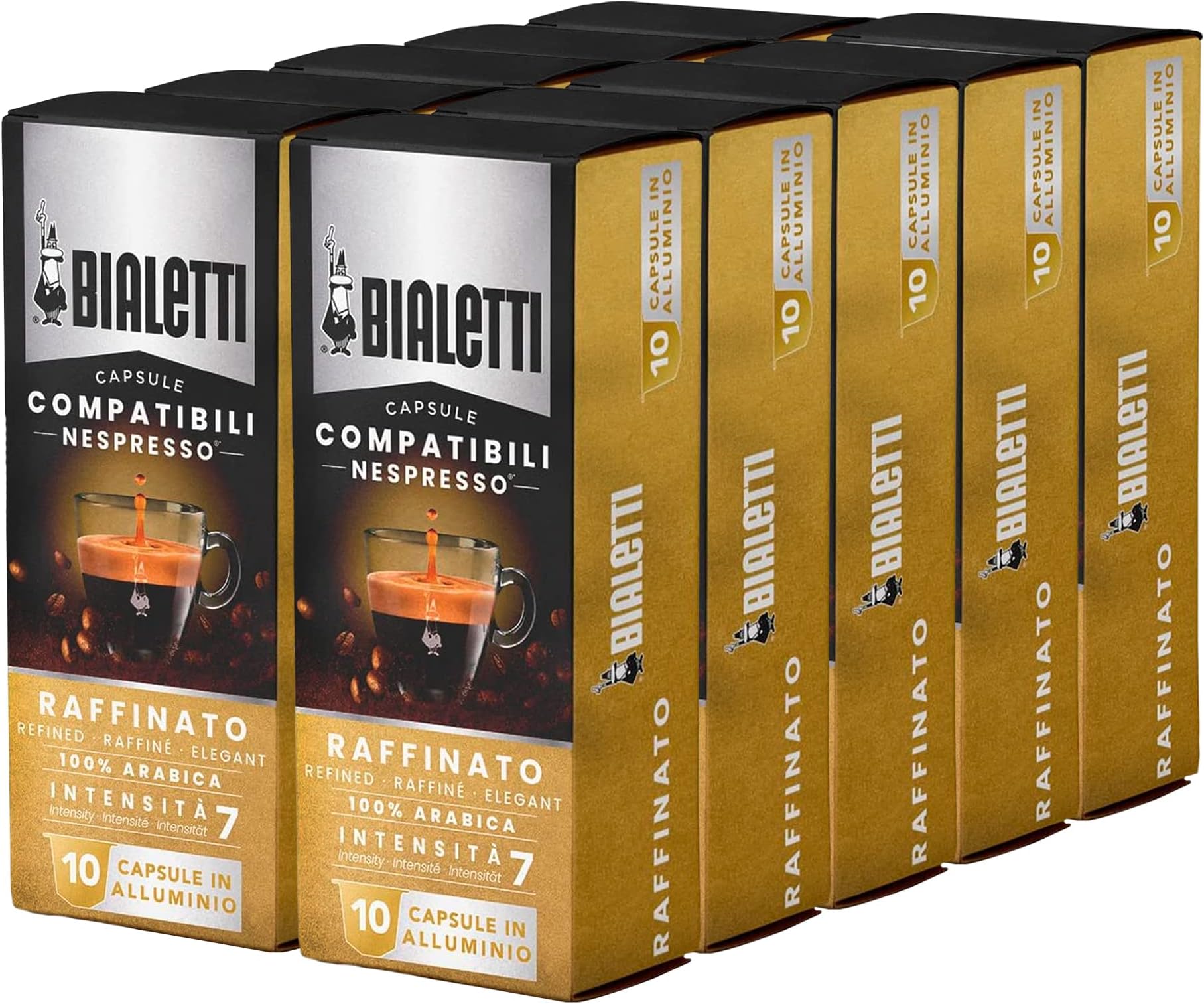 Amazon.com: Bialetti Aluminum Nespresso Compatible Capsules - 100 count ...
