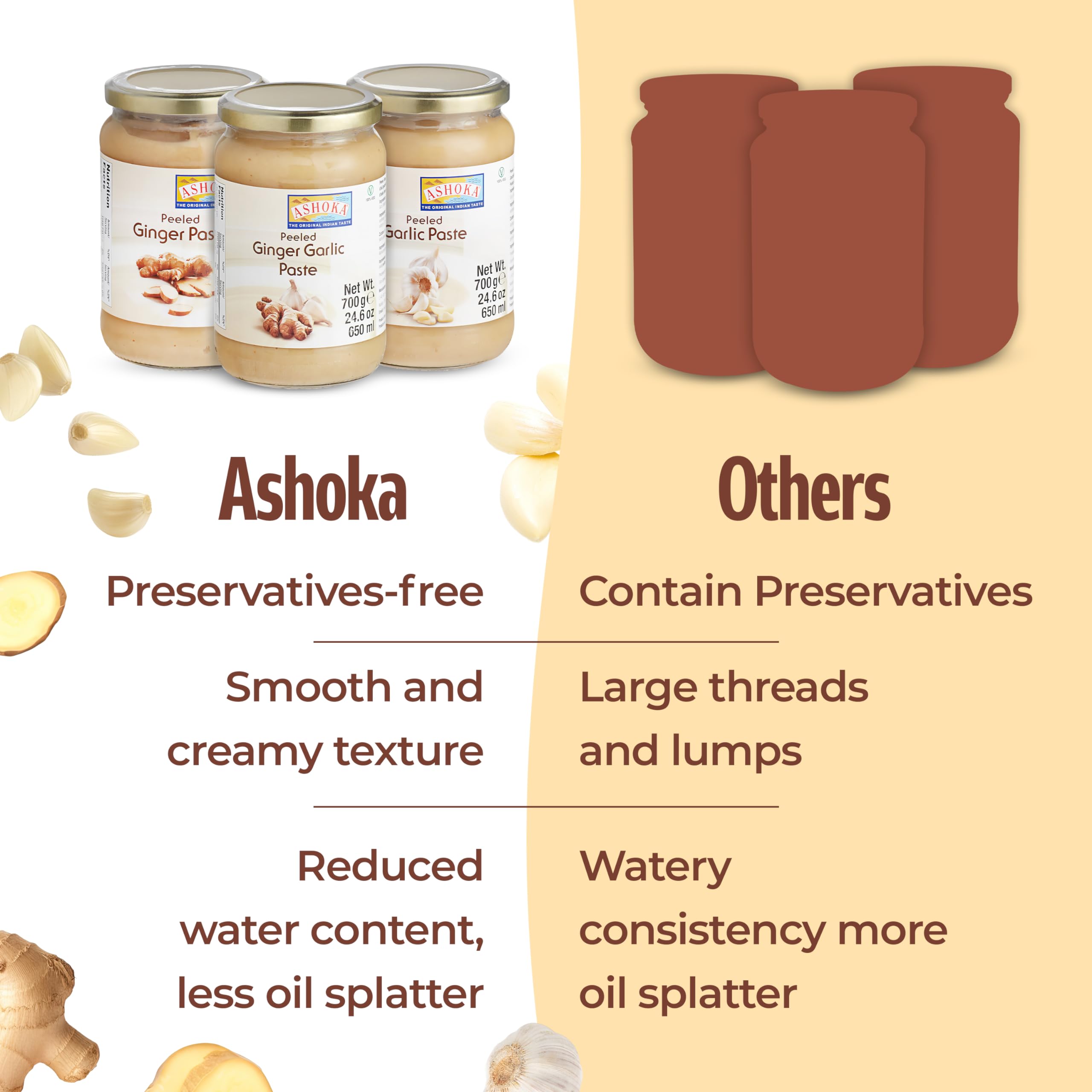Snapklik.com : Ashoka Authentic Garlic Cooking Paste Vegan Gluten-Free ...