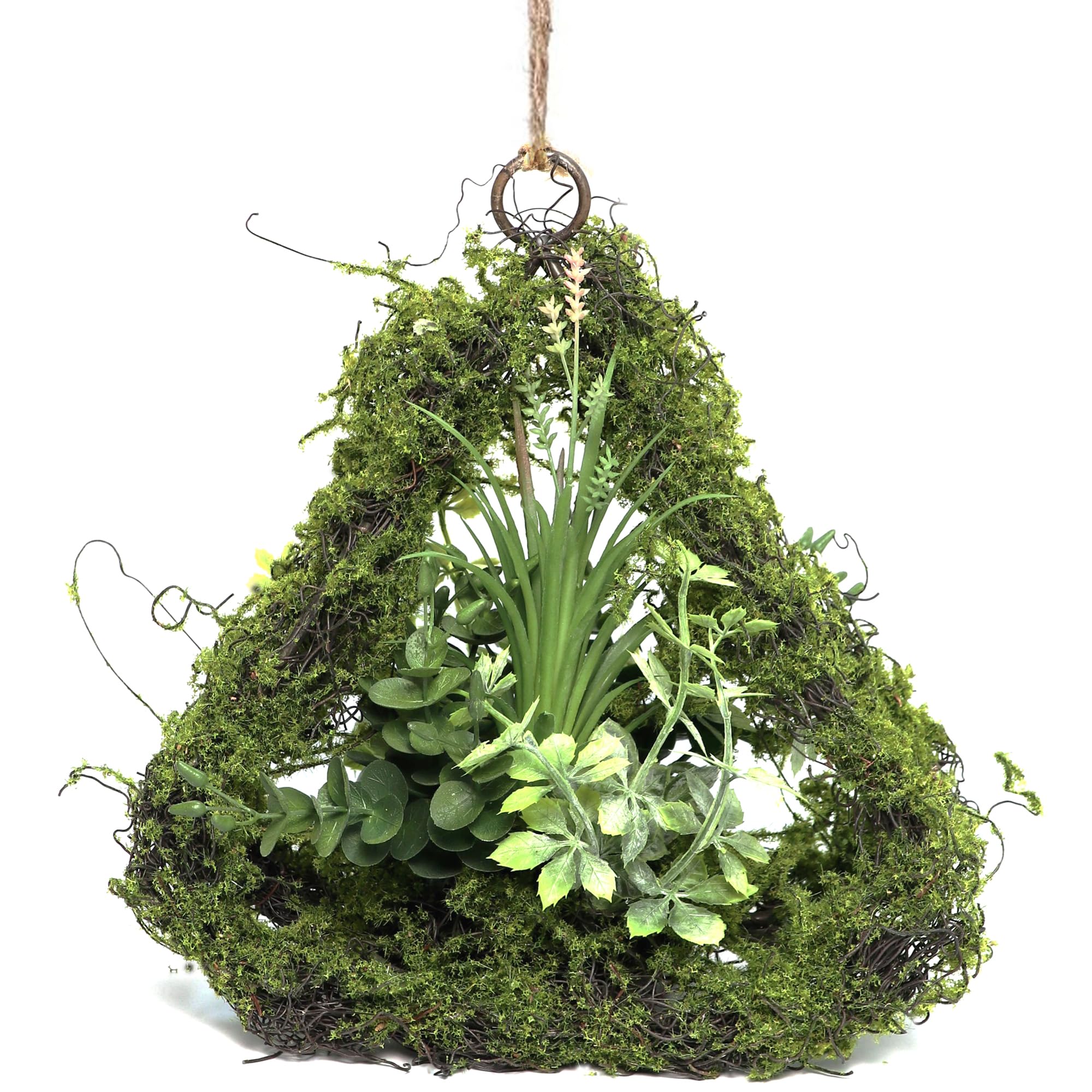 Artificial Succulents Hanging Plants, Fake Greenery Faux Plants in ...