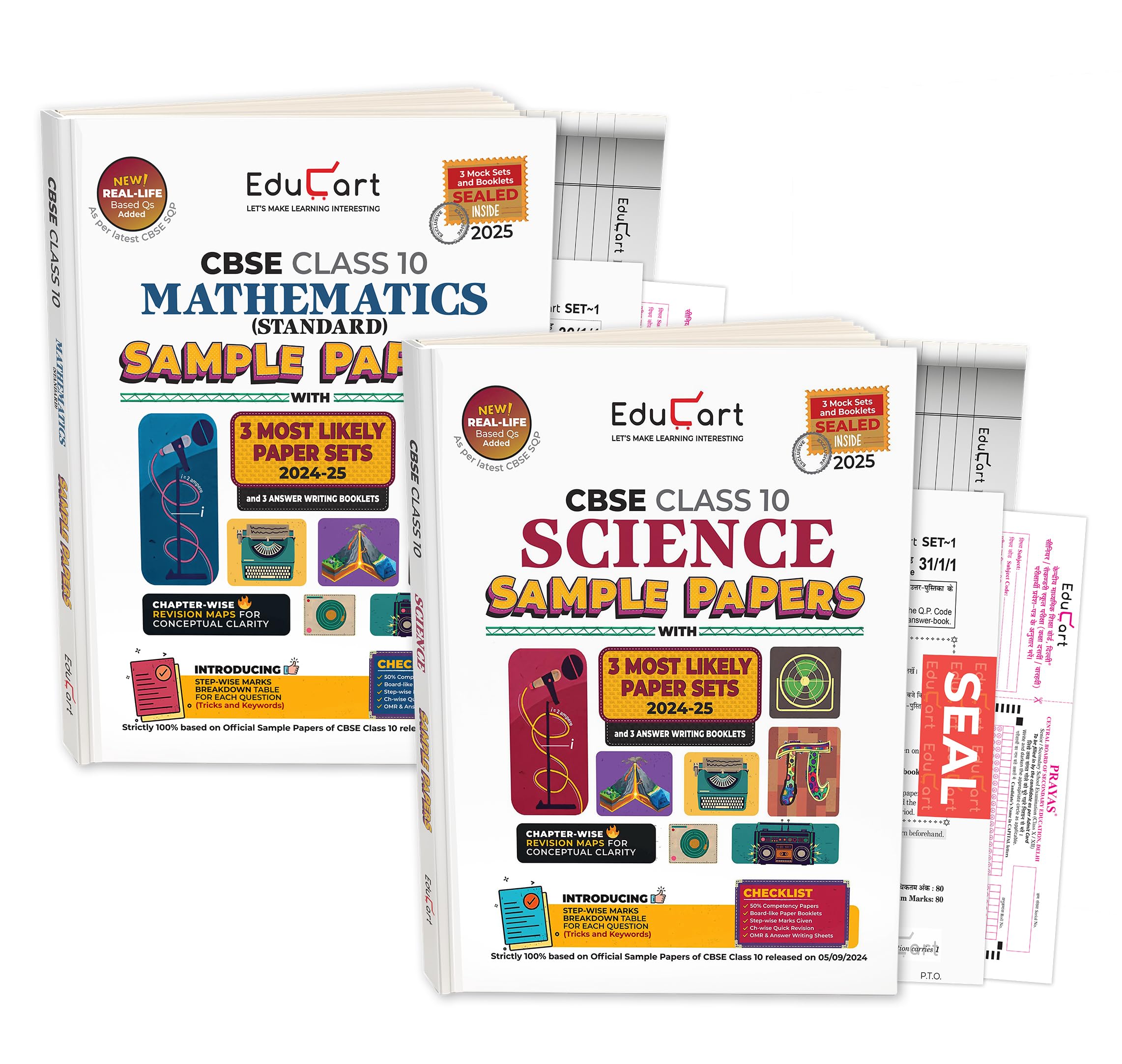 Buy Educart CBSE Class 10 Sample Papers Bundle (2024-25) - Science ...