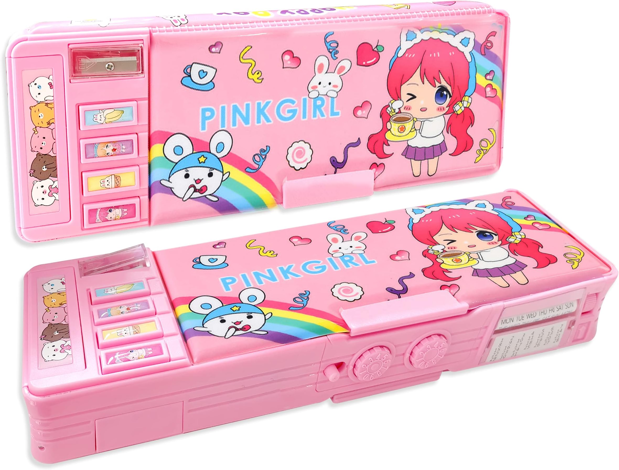 Amazon.com: ASMANNA Pop up Multifunction Pencil Case for Kids kawaii ...