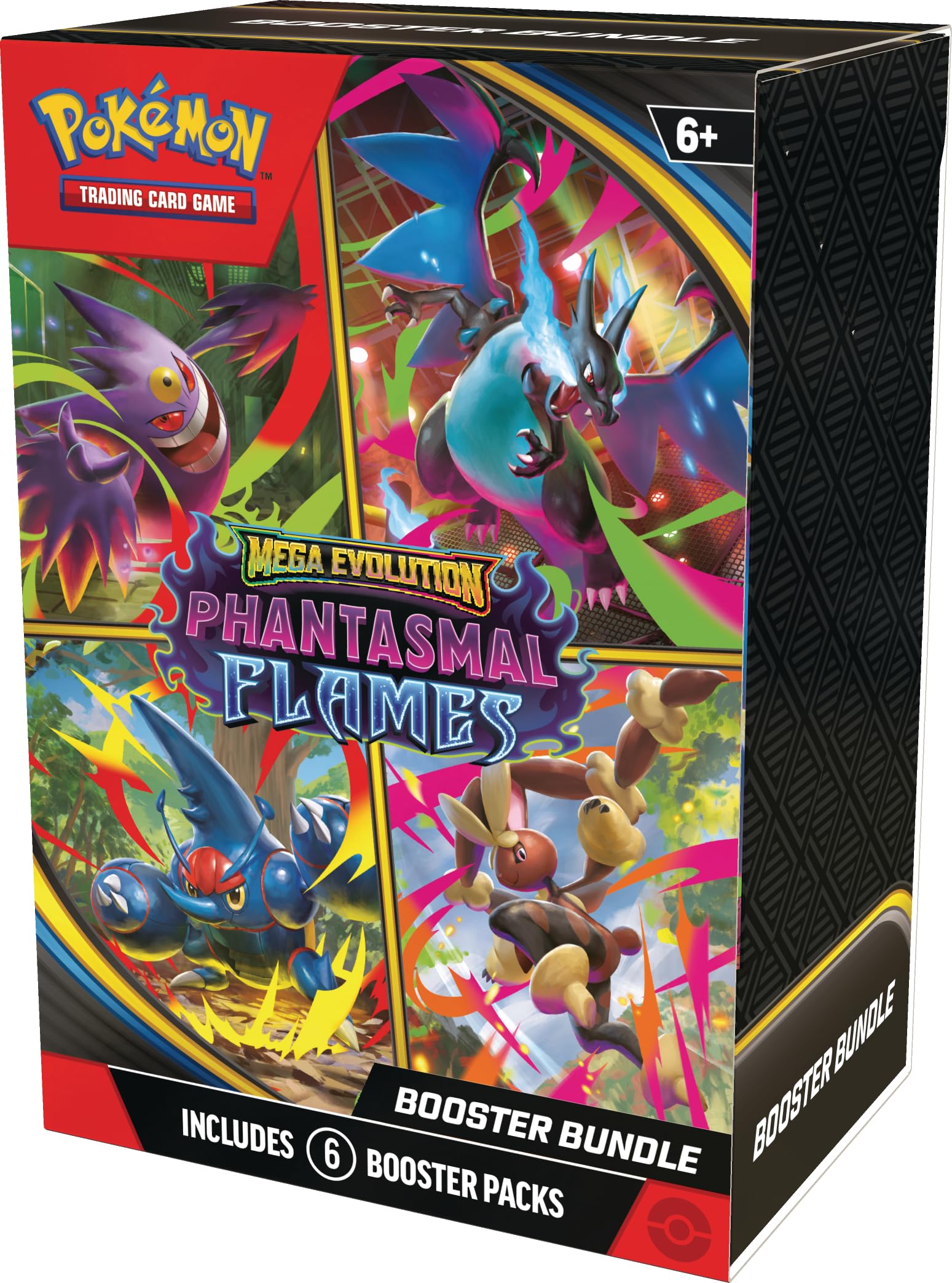 Pokémon TCG Mega Evolutions 2 Phantasmal Flames Booster Bundle stock ...