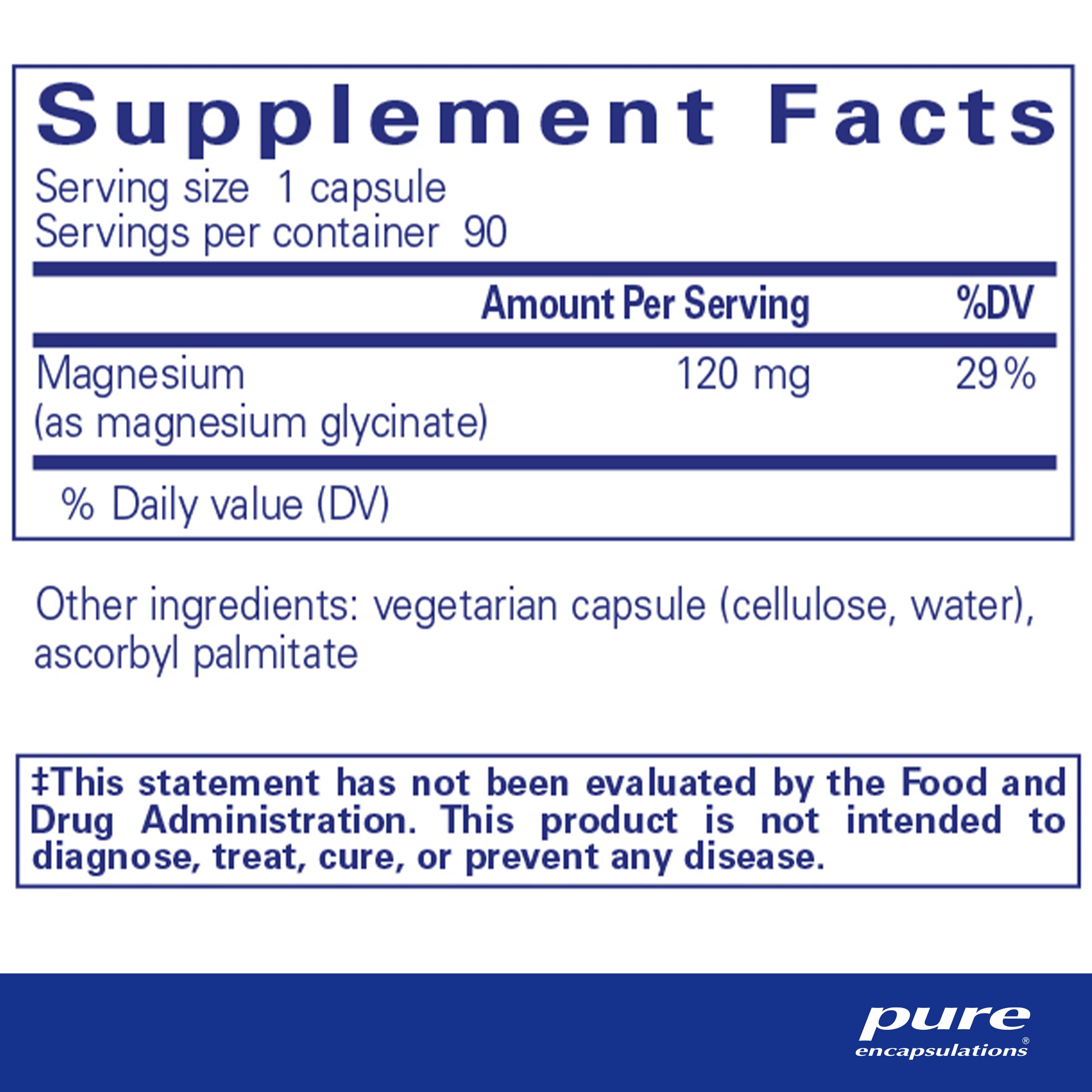 Snapklik.com : Pure Encapsulations Magnesium (Glycinate) - Supplement ...