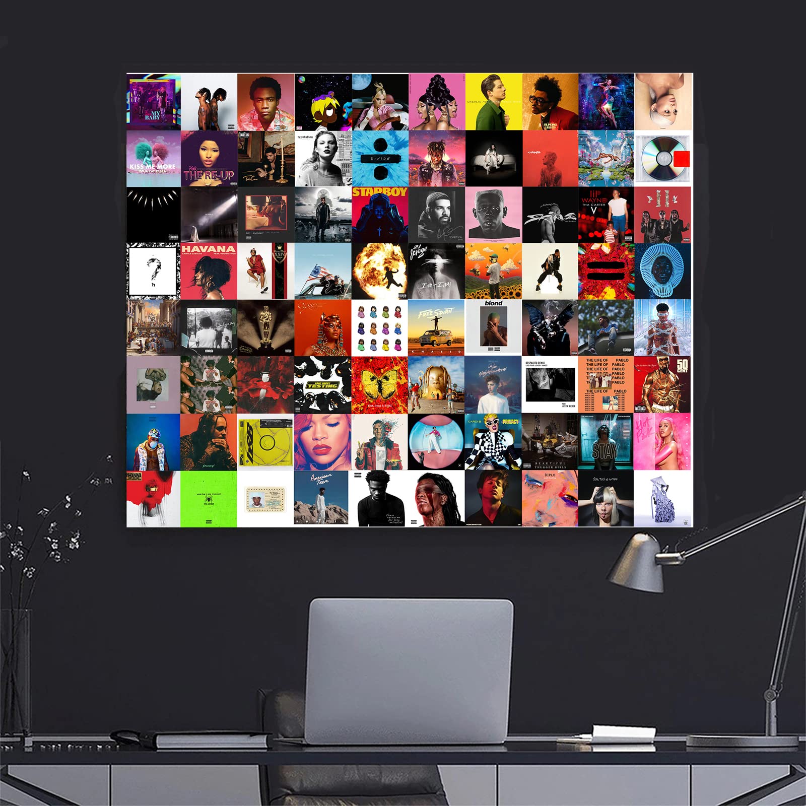 80 Pcs Album Cover Posters Aesthetic Wall Collage Kit 4x4 inch Album ...