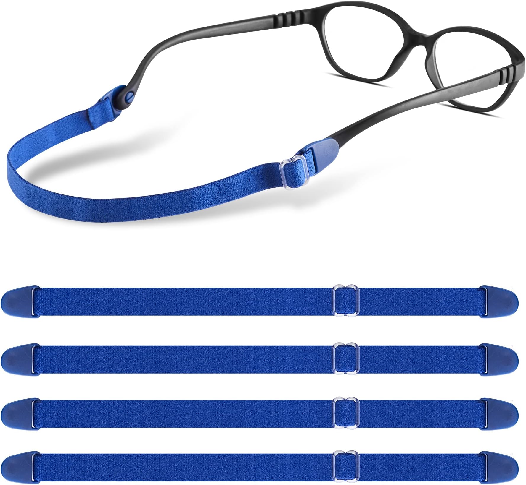 Amazon.com: lvvfit Kids Glasses Strap Adjustable Eyeglasses Strap ...