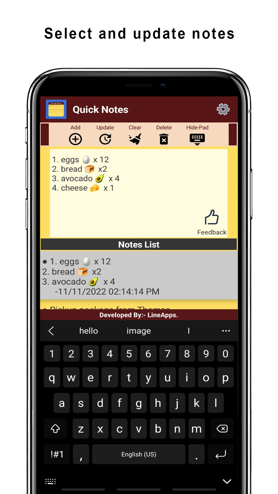 Quick Notes - App on Amazon Appstore