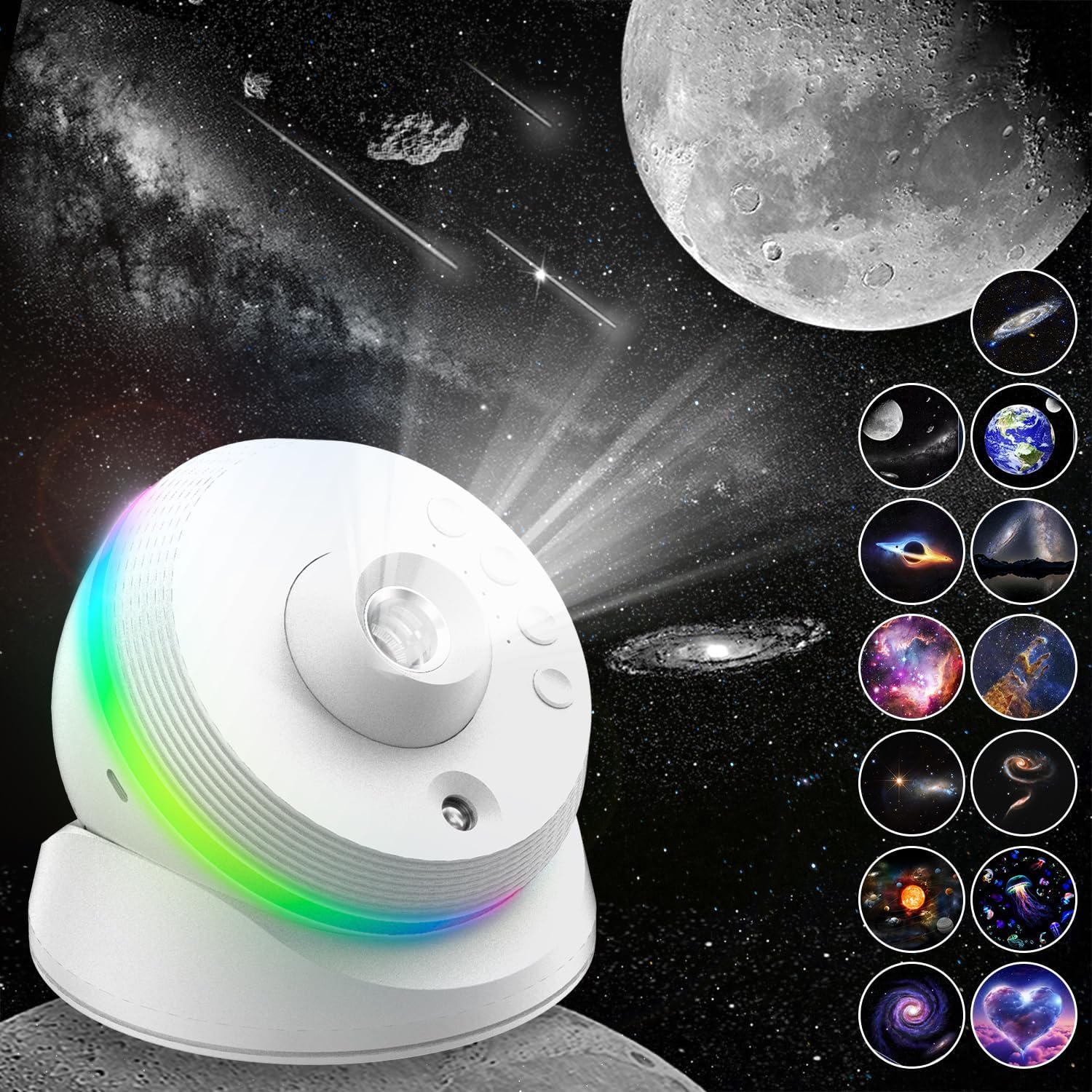 Galaxy Projector for Bedroom, 13 in 1 Planetarium Star Projector Galaxy ...
