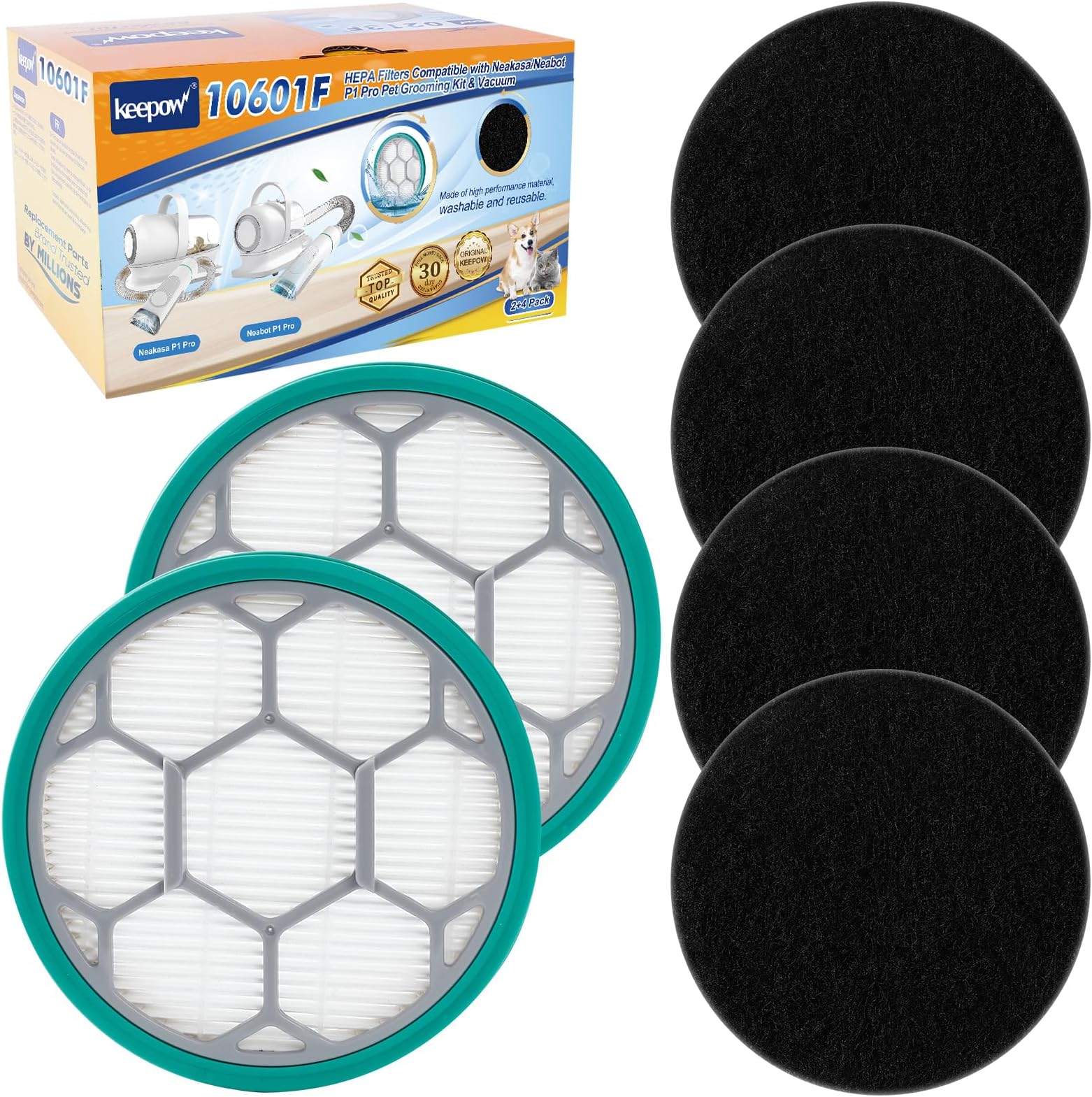 Amazon.com: 10Pcs Hepa Filter Sponge Replacement Accessories Fit for ...