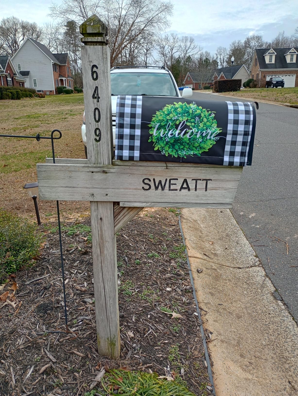 Amazon.com: St Patrick's Day Mailbox Covers Green Truck Mailbox Covers ...