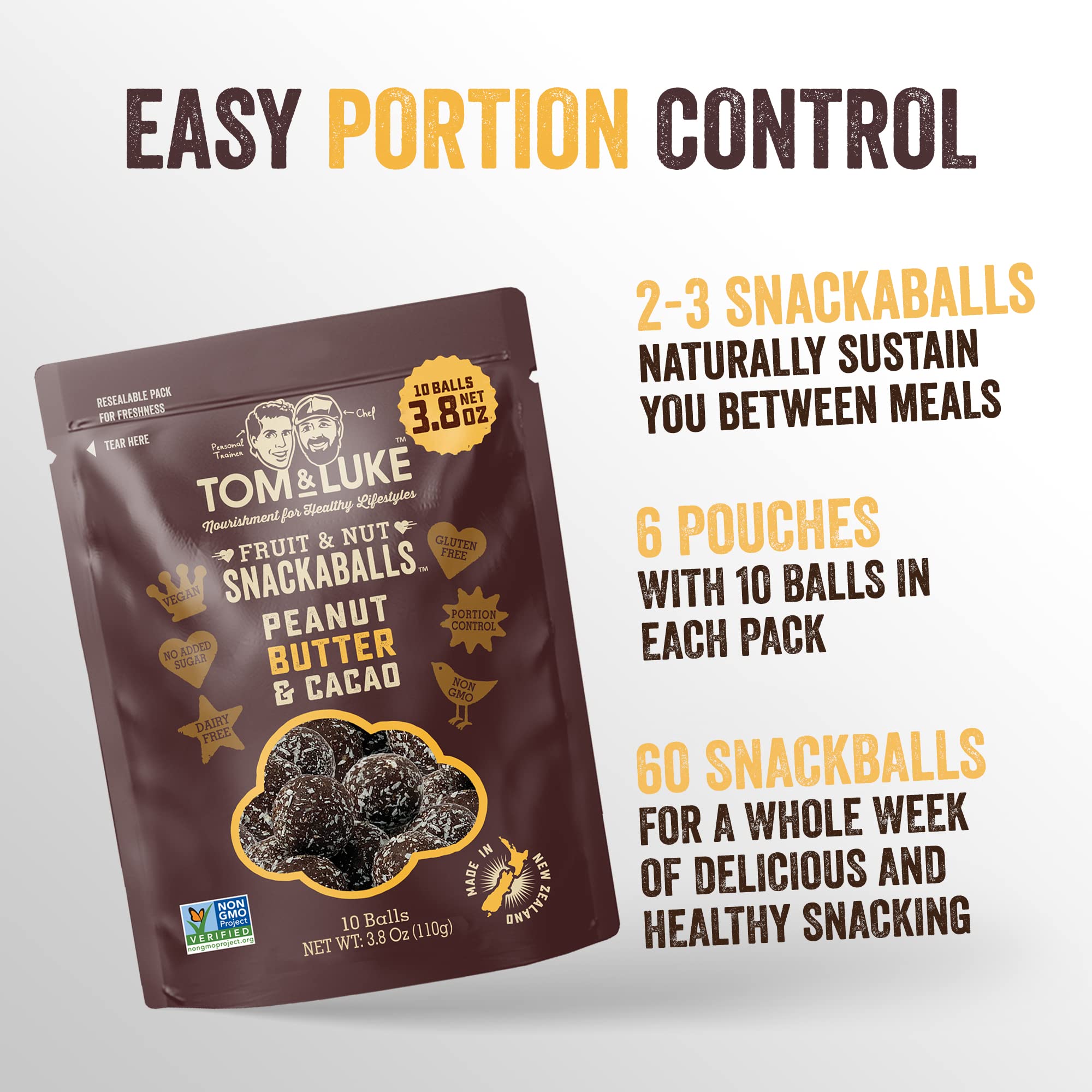 Tom Luke Salted Caramel Healthy Snack Bites, Vegan, Whole, 44% OFF