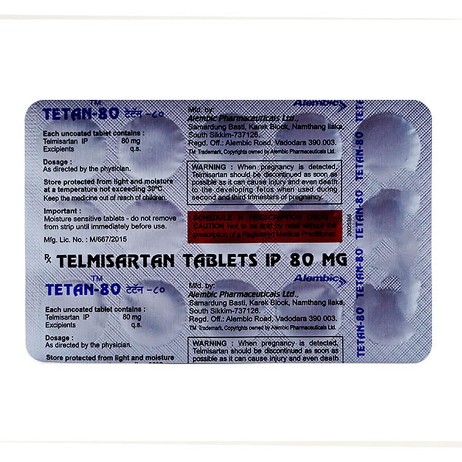Tetan 80MG - Strip of 15 Tablets : Amazon.in: Health & Personal Care