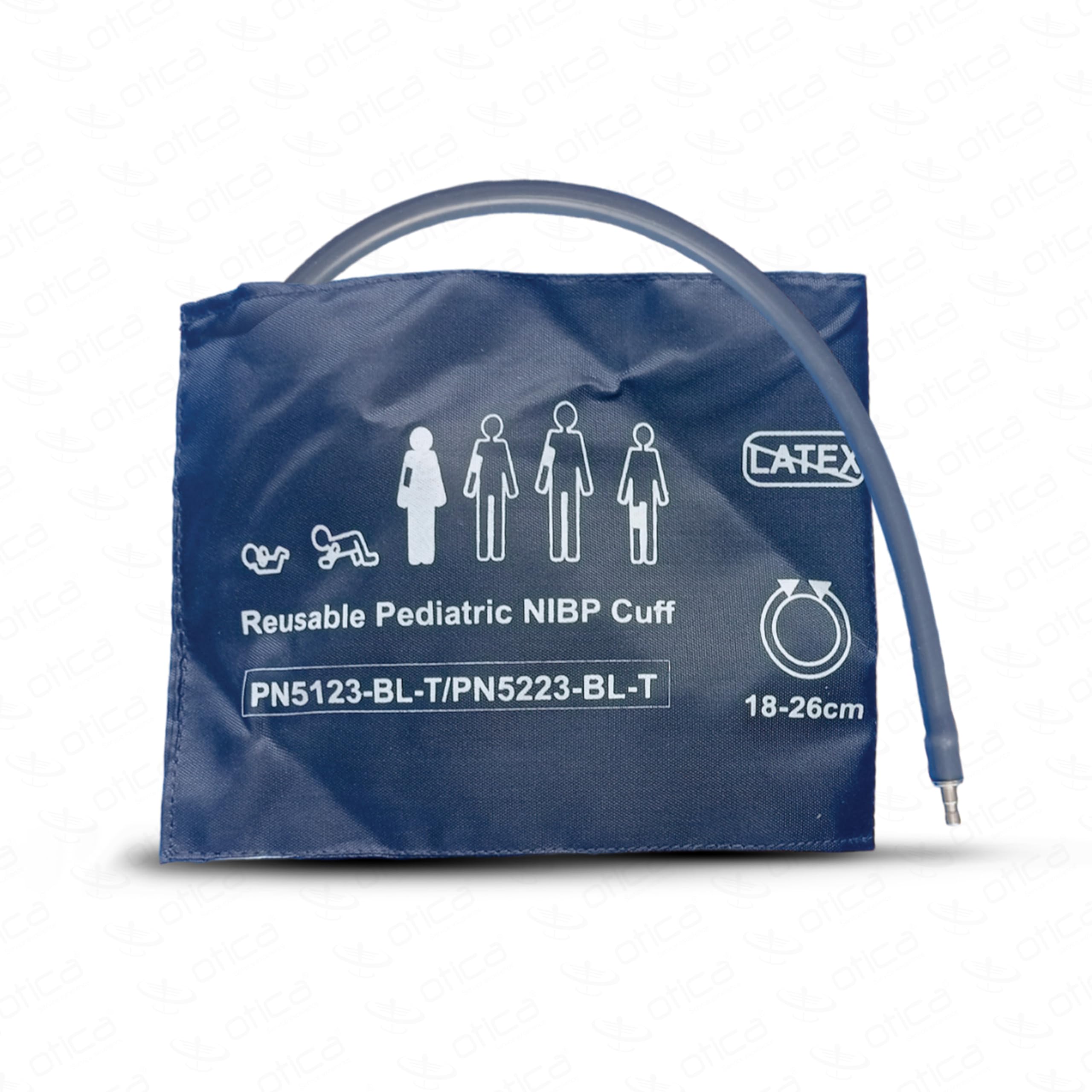 OTICA Reusable NIBP Cuff Bp Monitor Cuff for Multipara Patient Monitor ...