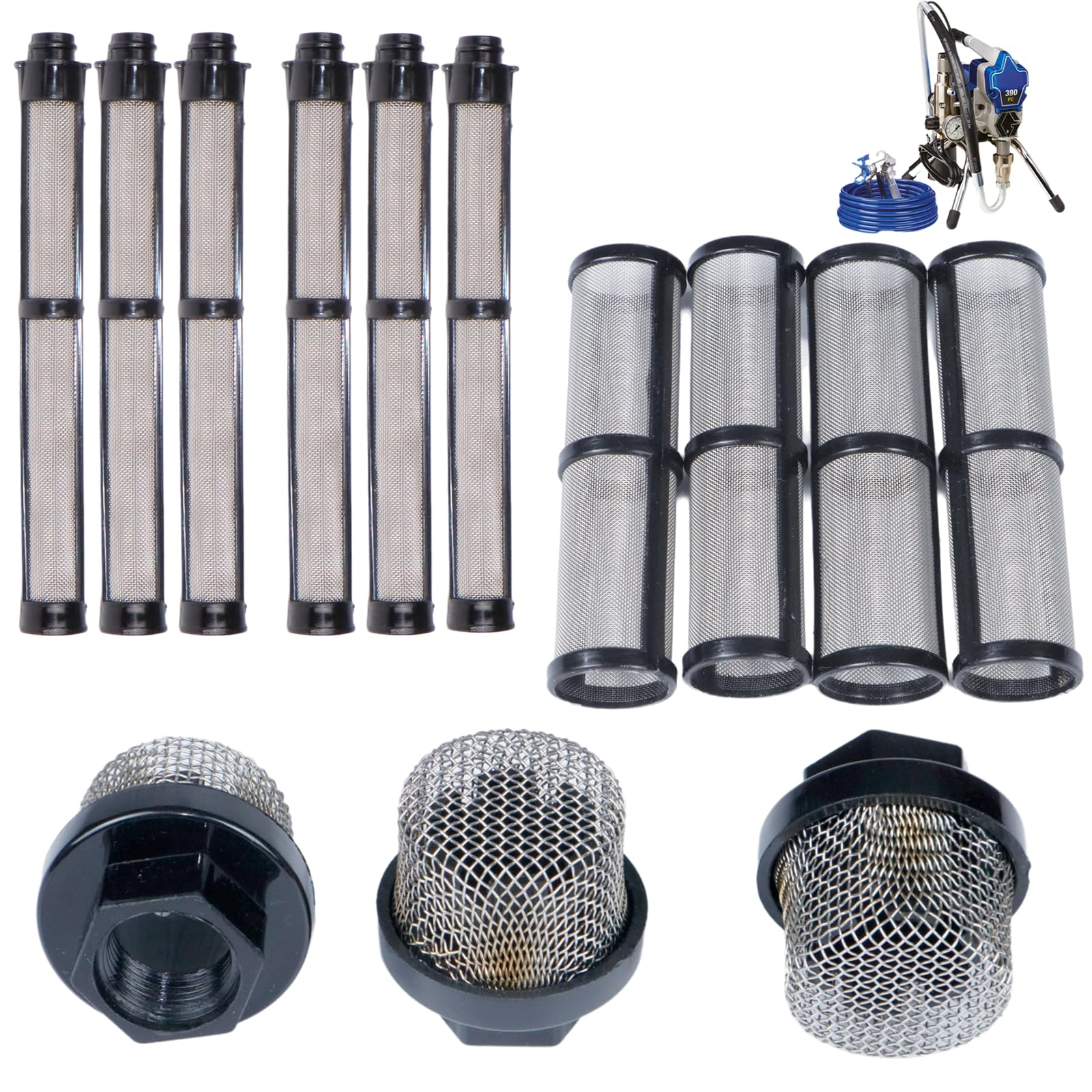 Amazon.com : (3+4+6) Packs Airless Spray Filter Set 246385 246384 ...