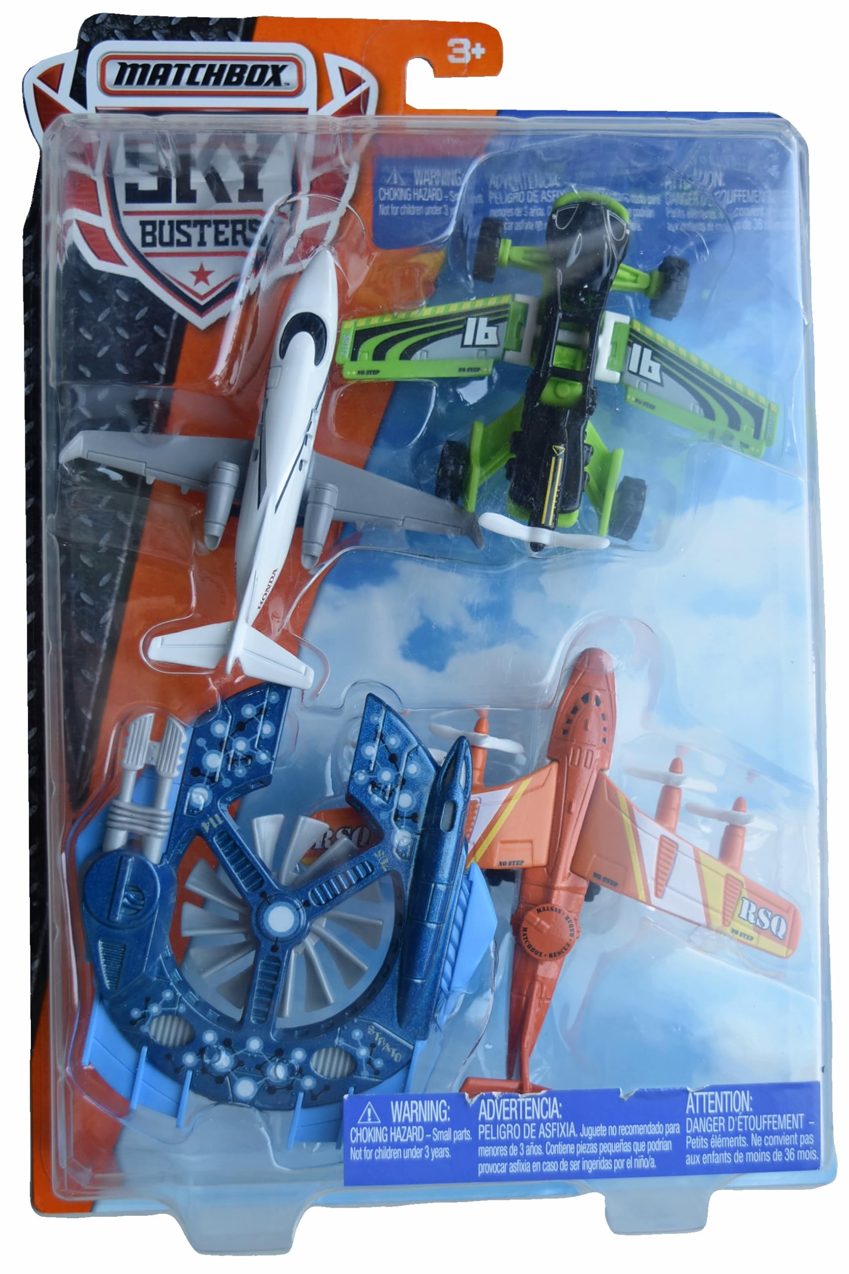 Amazon.com: Matchbox Sky Busters Hondajet HA 20, Freeway Flyer, Strato ...