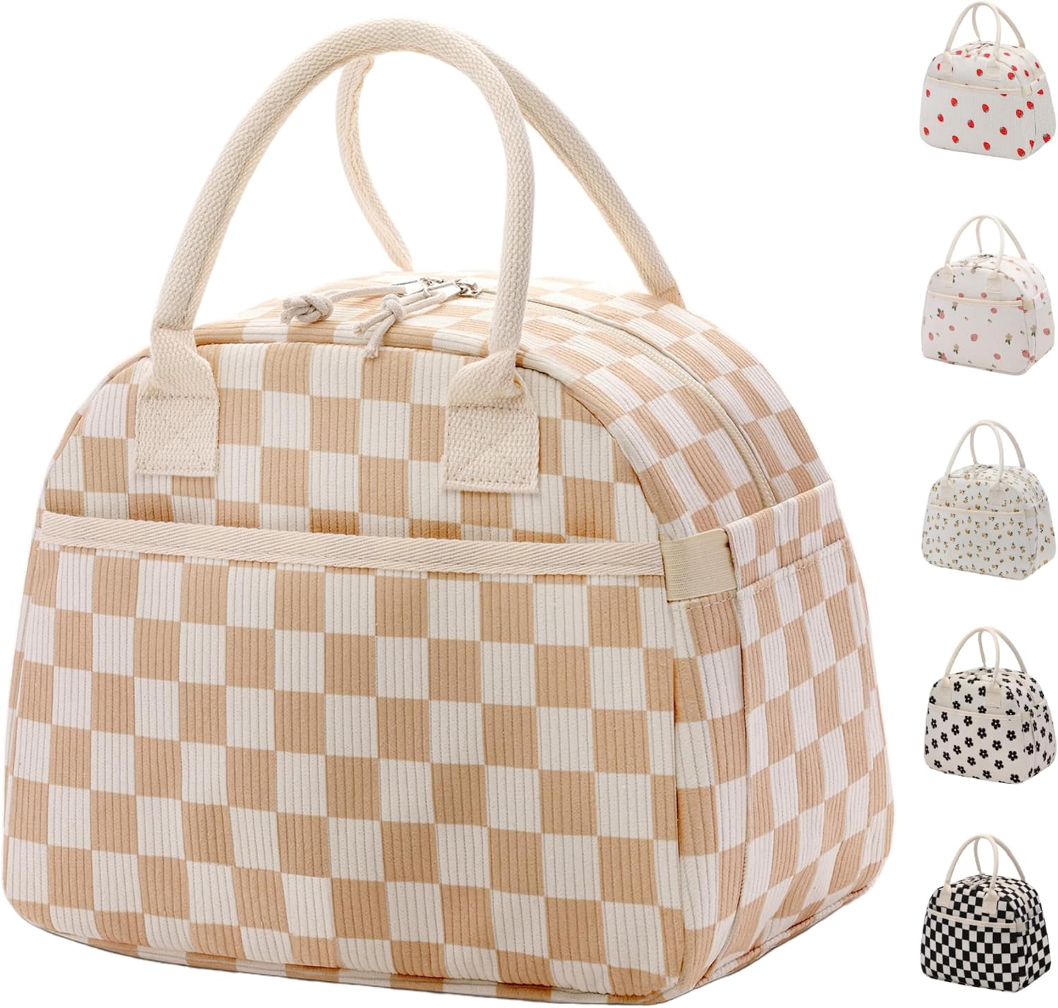 Amazon.com: Carry bloom Lunch Box for Women, Insulated Lunch Bag Cute ...
