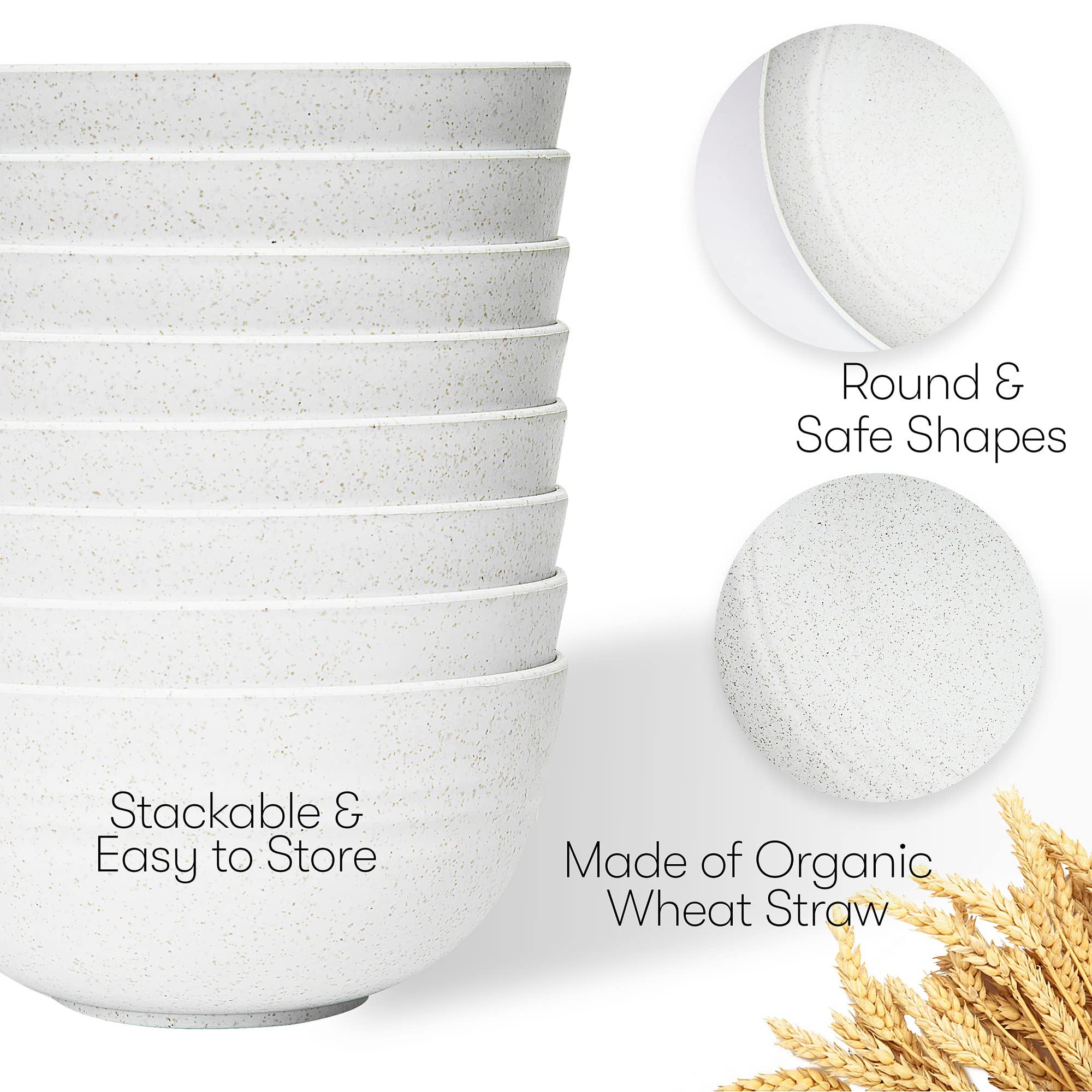 Wheat Straw Dinnerware Sets | Unbreakable Dinnerware Sets | Dishwasher ...