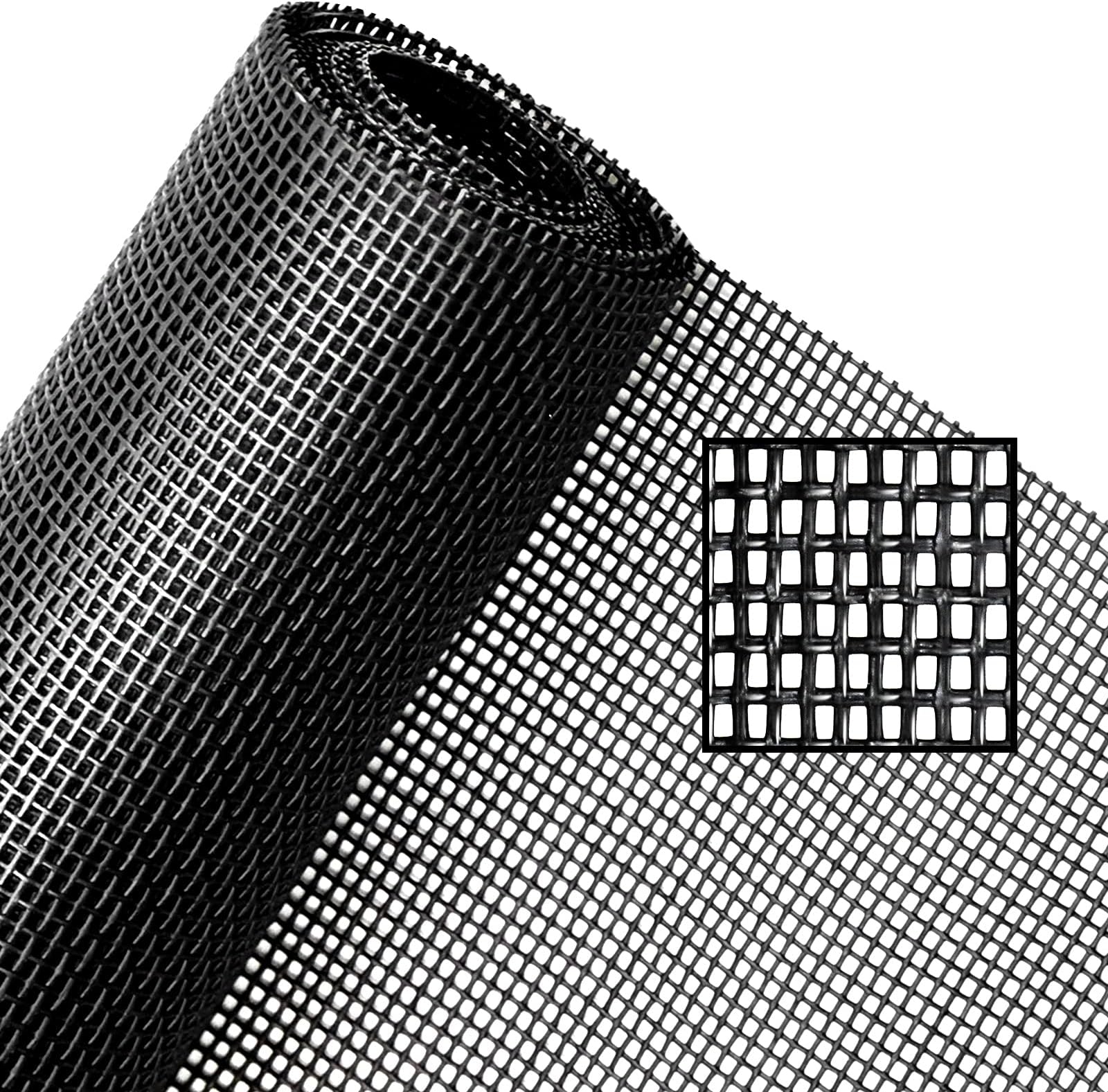 Amazon.com: Pet Proof Window Screen Roll 59" x 200" Thicken Charcoal ...